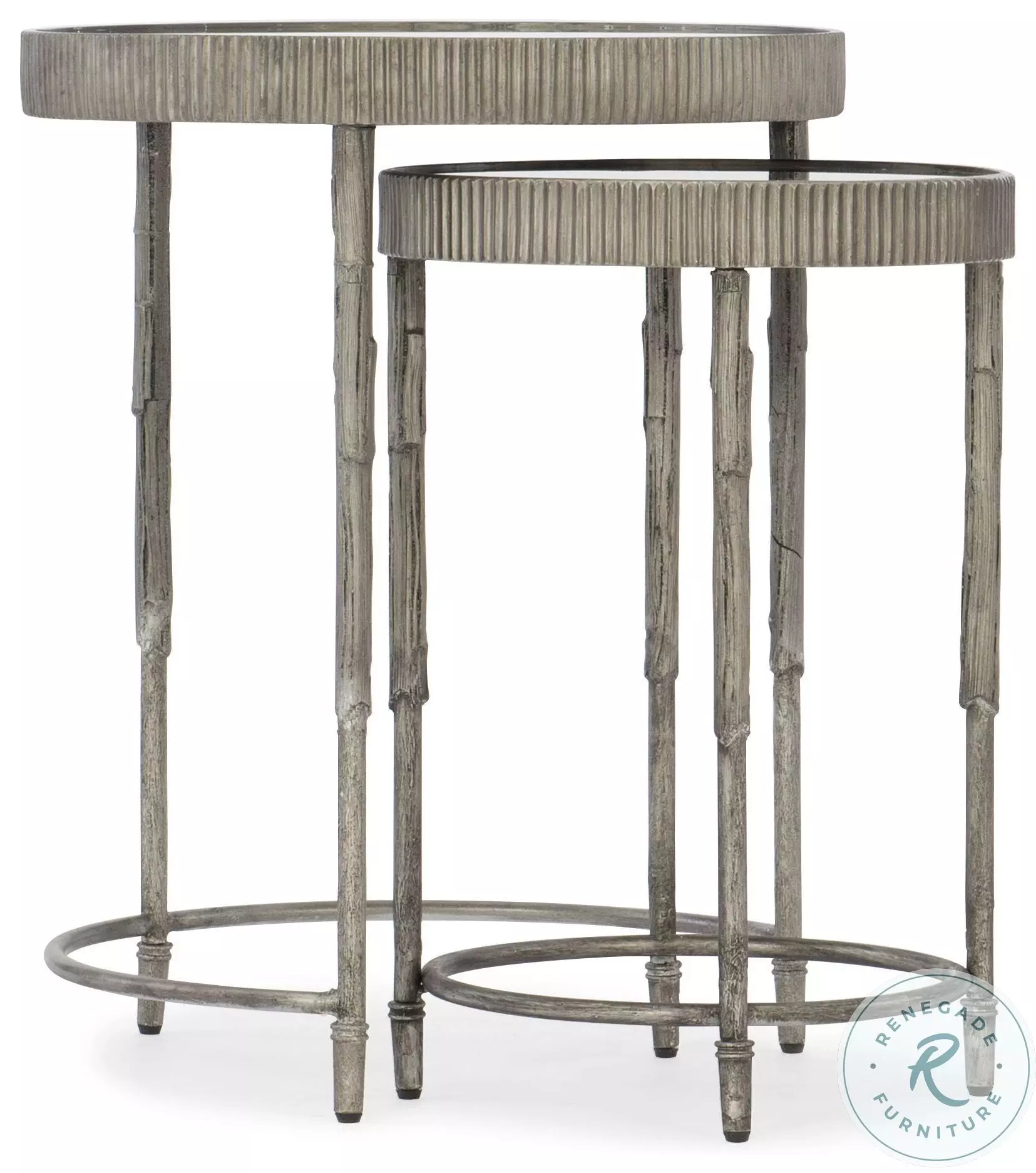Accent Silver Nesting Tables from Hooker | Coleman Furniture
