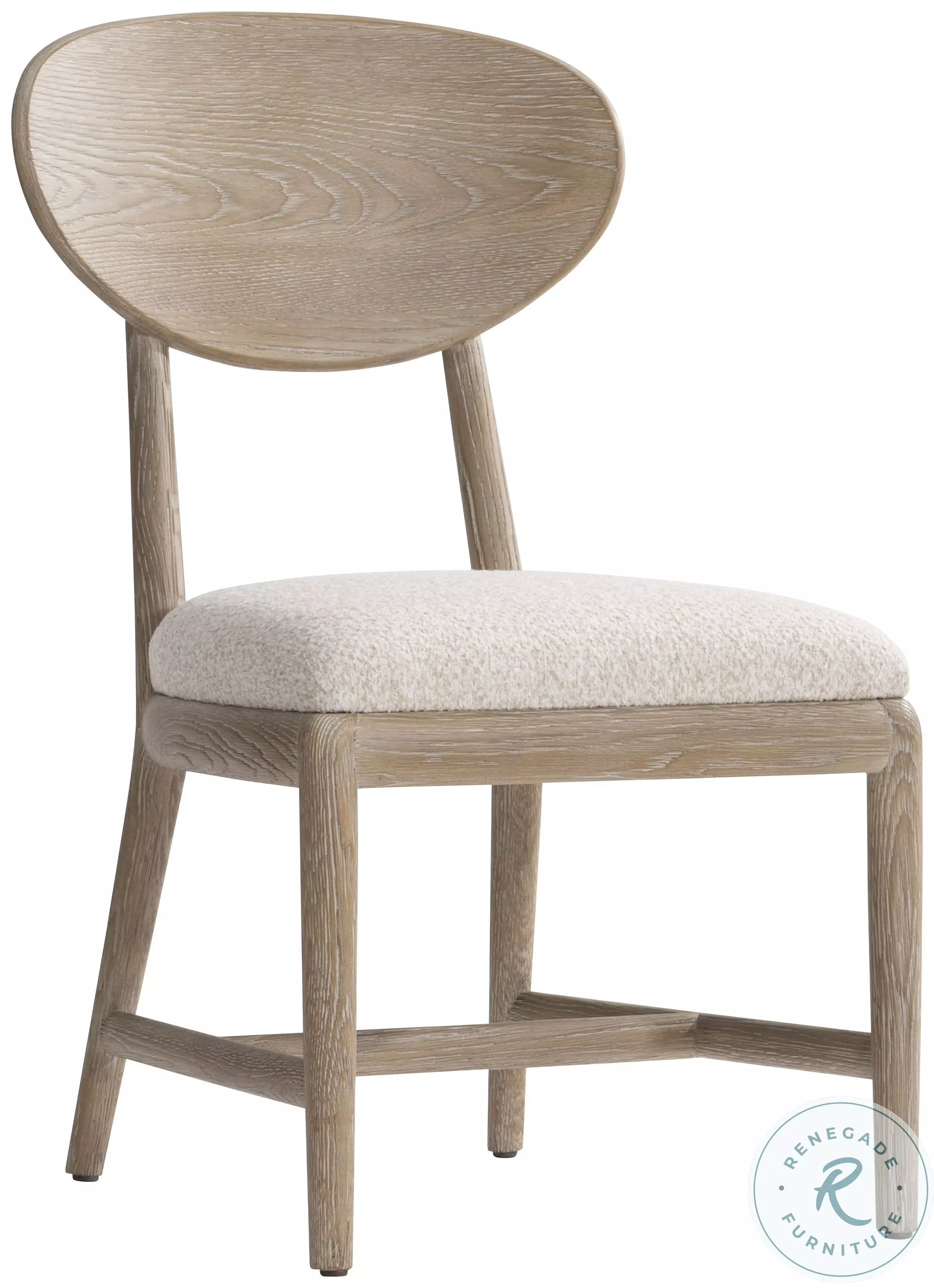 Aventura Beige Curved Back Side Chair Set of 2 From Bernhardt Furniture ...