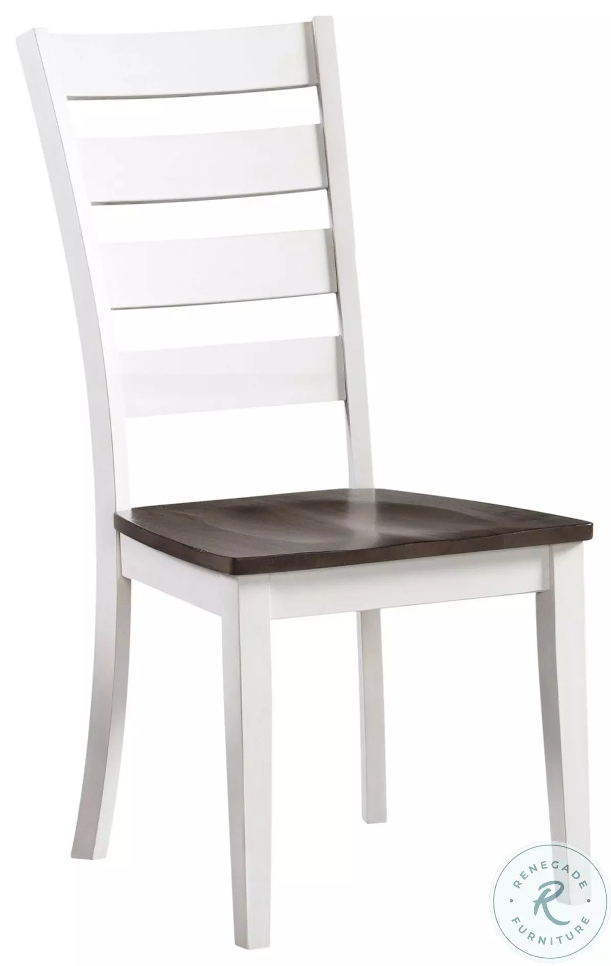 Kona Gray and White Ladder Back Side Chair Set of 2from Intercon ...
