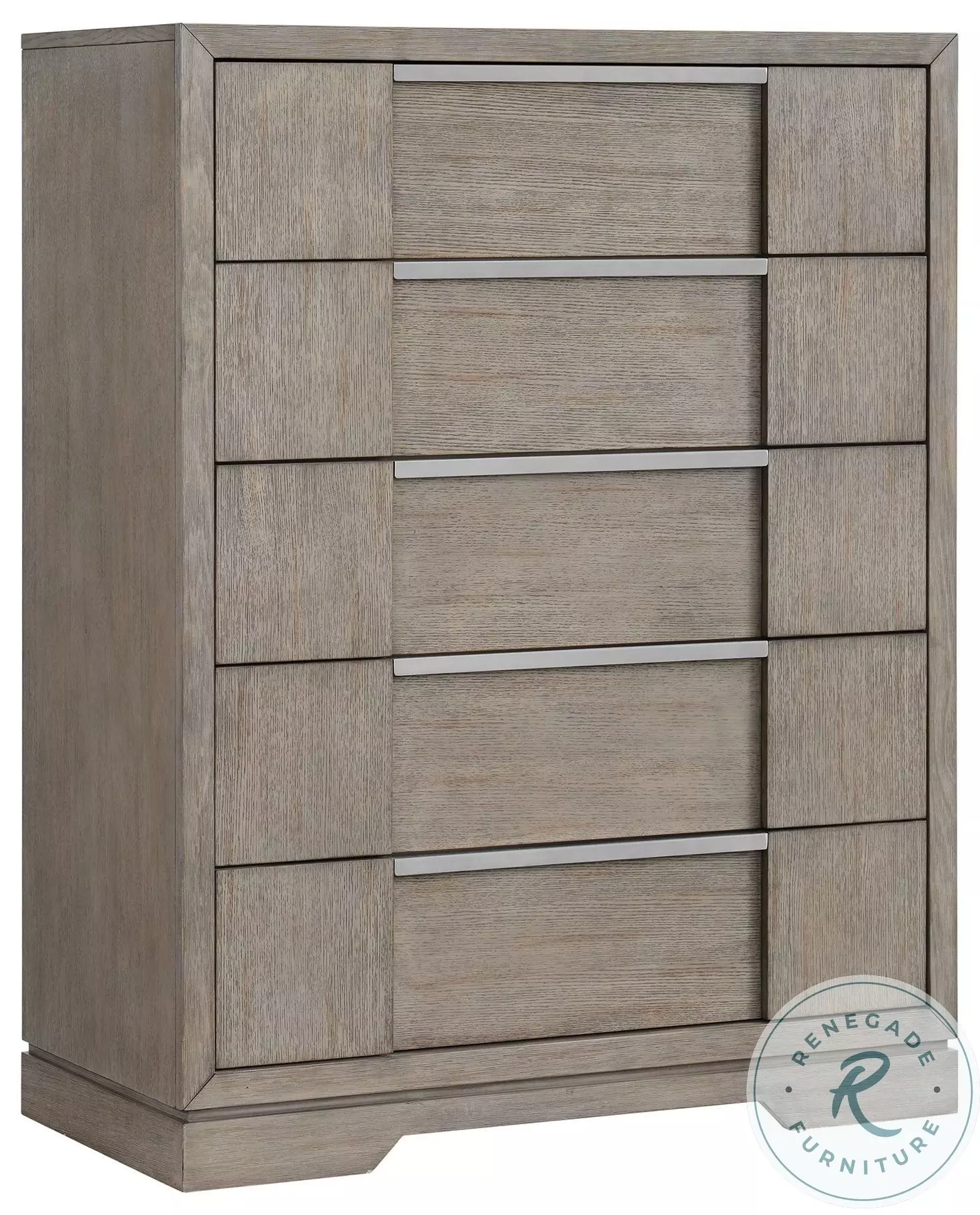 Argo Grey 5 Drawer Chest From Picket House Furnishings | Coleman Furniture