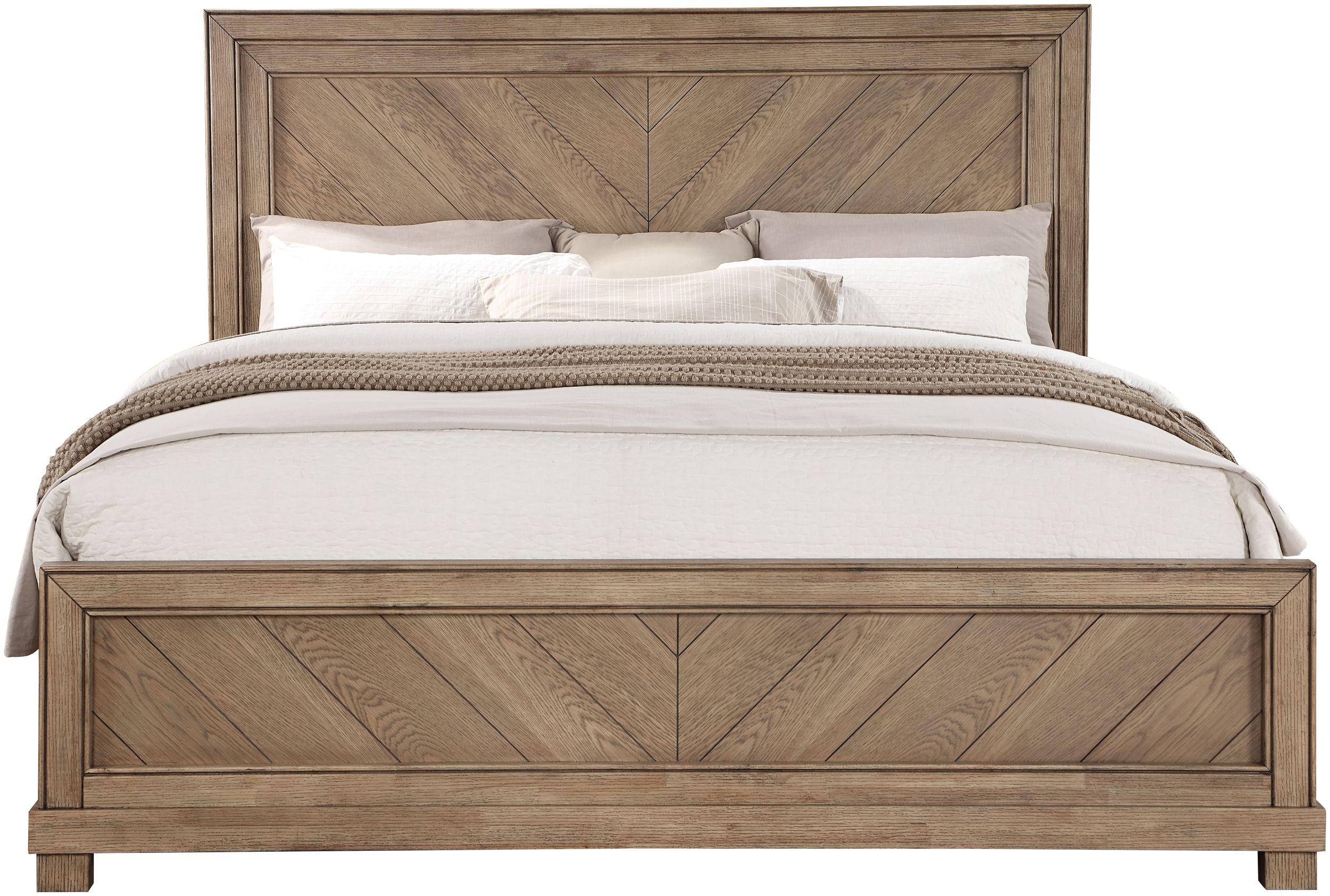 Montana Brown King Low Profile Panel Bed Steve Silver | Coleman Furniture