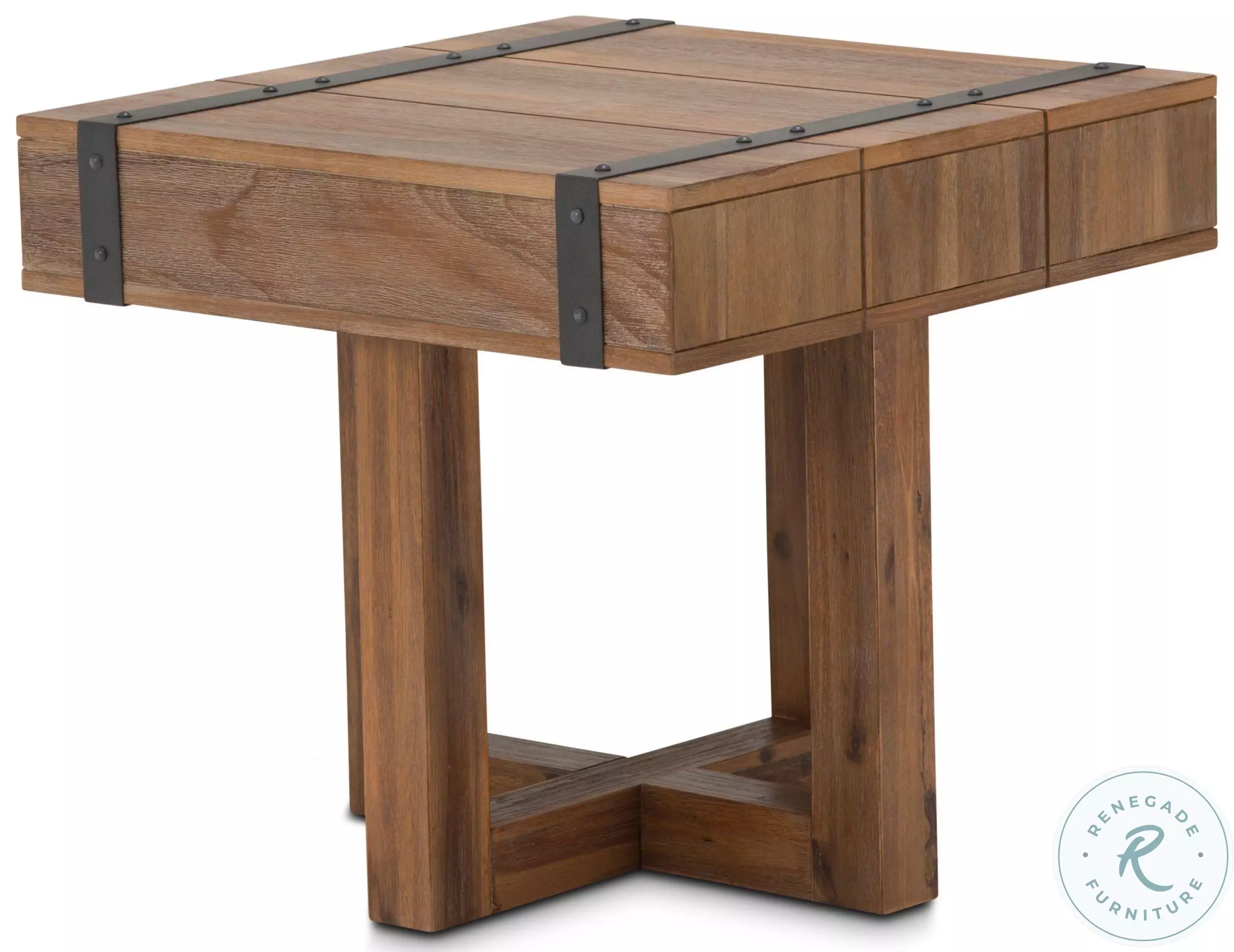 Brookhaven Burnt Umber End Table From Casa Luxe | Coleman Furniture