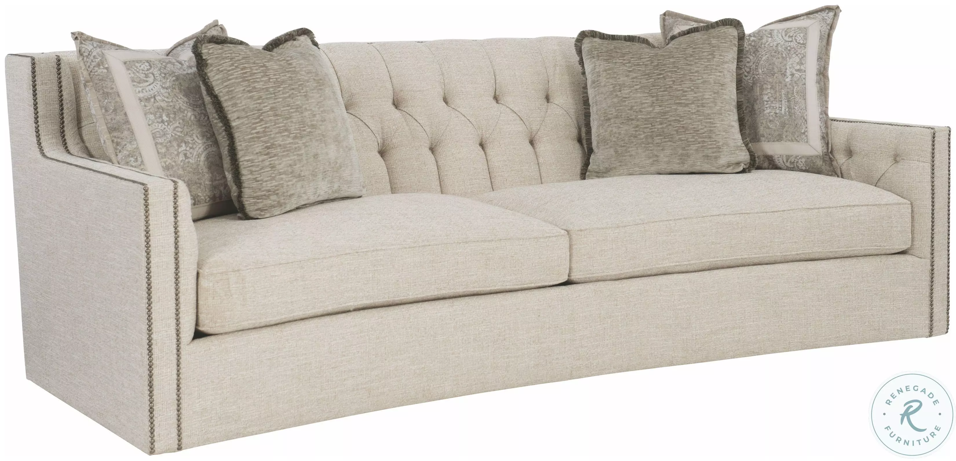 Candace Cream 96" Sofa From Home Gallery Stores | Home Gallery Stores