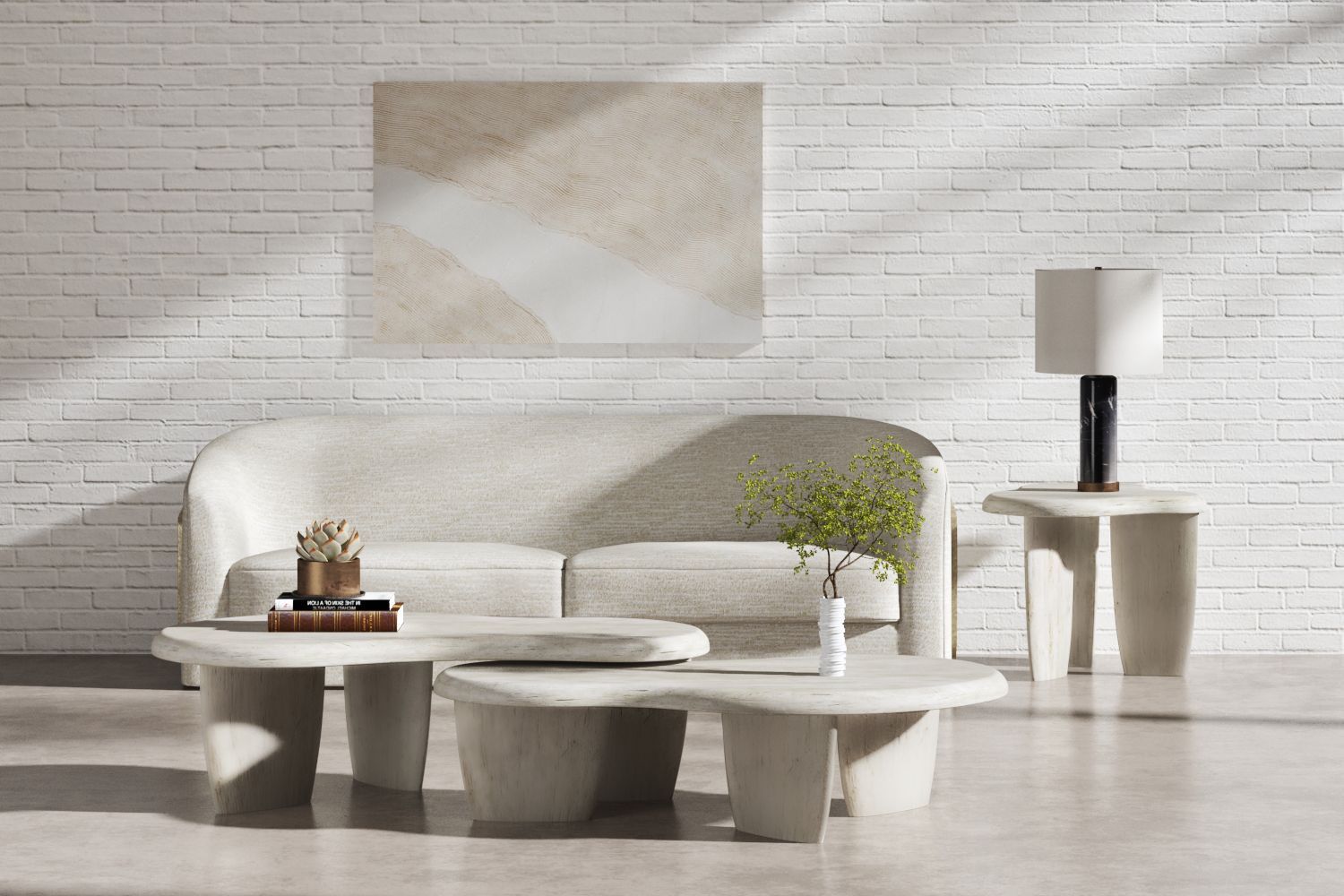 Ashlar Beige Freeform High Cocktail Table ART Furniture | Coleman Furniture