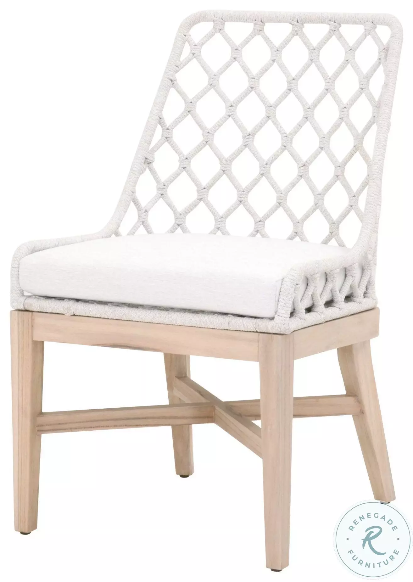 Lattis White Outdoor Dining Chair From Essentials for Living | Coleman ...