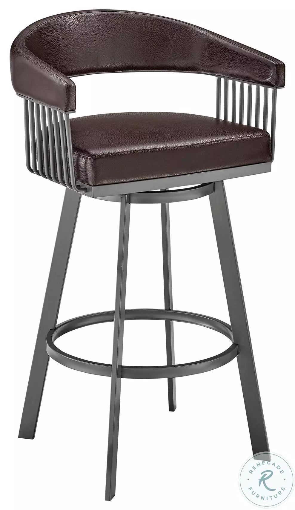 Chelsea Chocolate Swivel 30" Bar Stool From Home Gallery Stores | Home ...