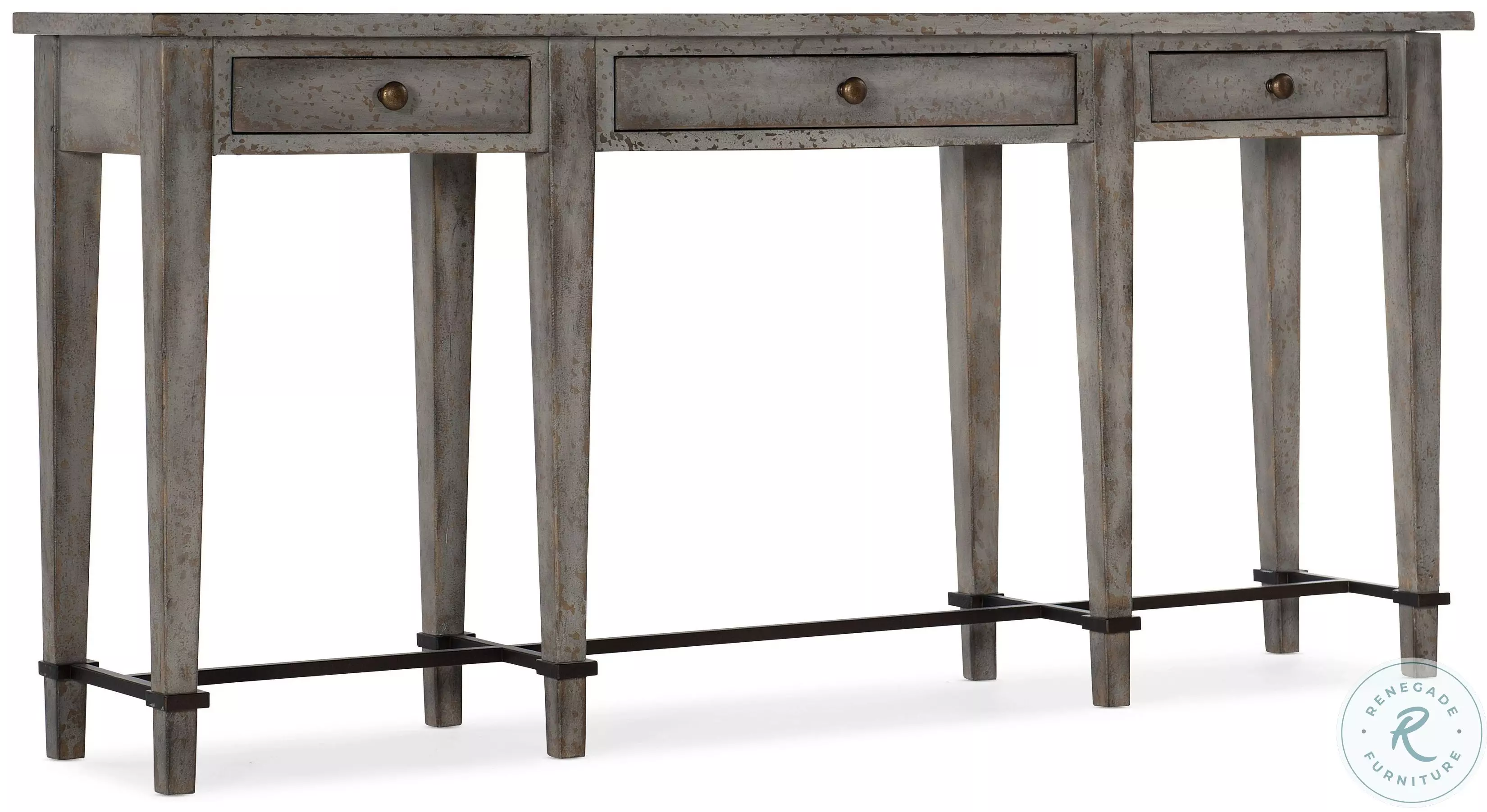 Ciao Bella Gray Narrow Console Table from Hooker | Coleman Furniture