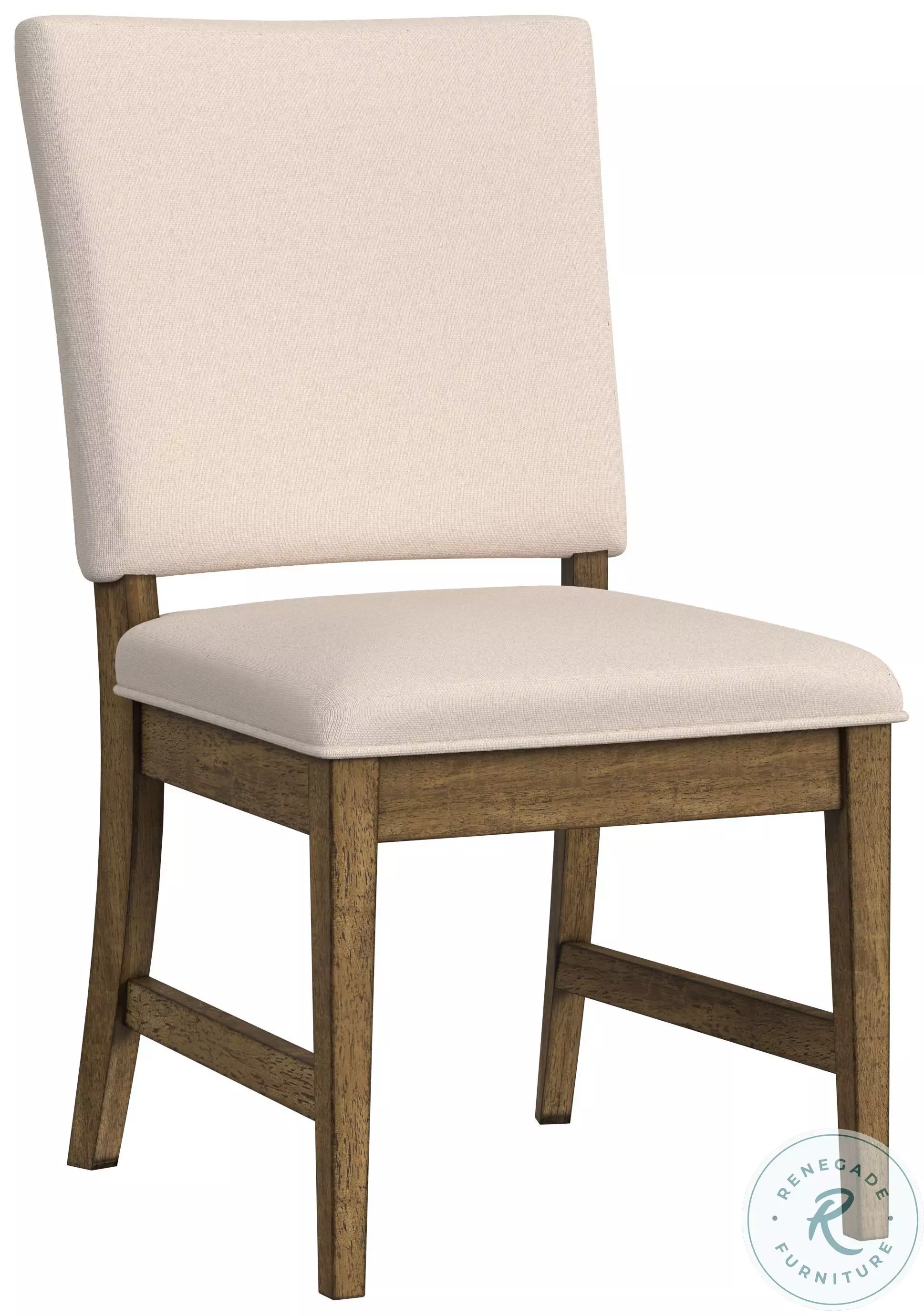 Leucadia Toasted Java Ladderback Upholstered Side Chair Set of 2 From A ...