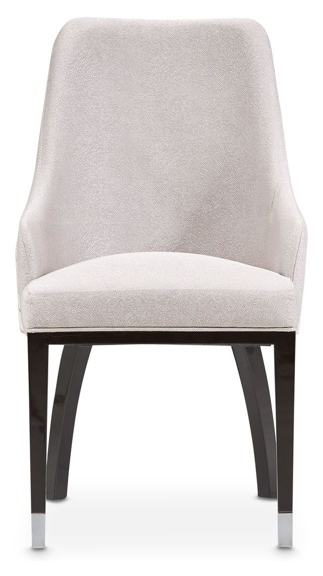 Monaco Elegance Charcoal Sand and Zinc Dining Arm Chair From Casa Luxe ...