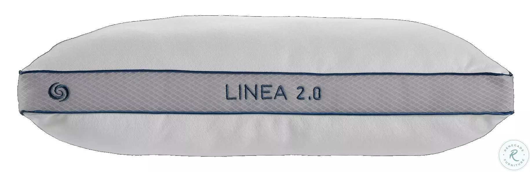 Linea White And Blue Personal Performance Plush Pillow From | Coleman ...