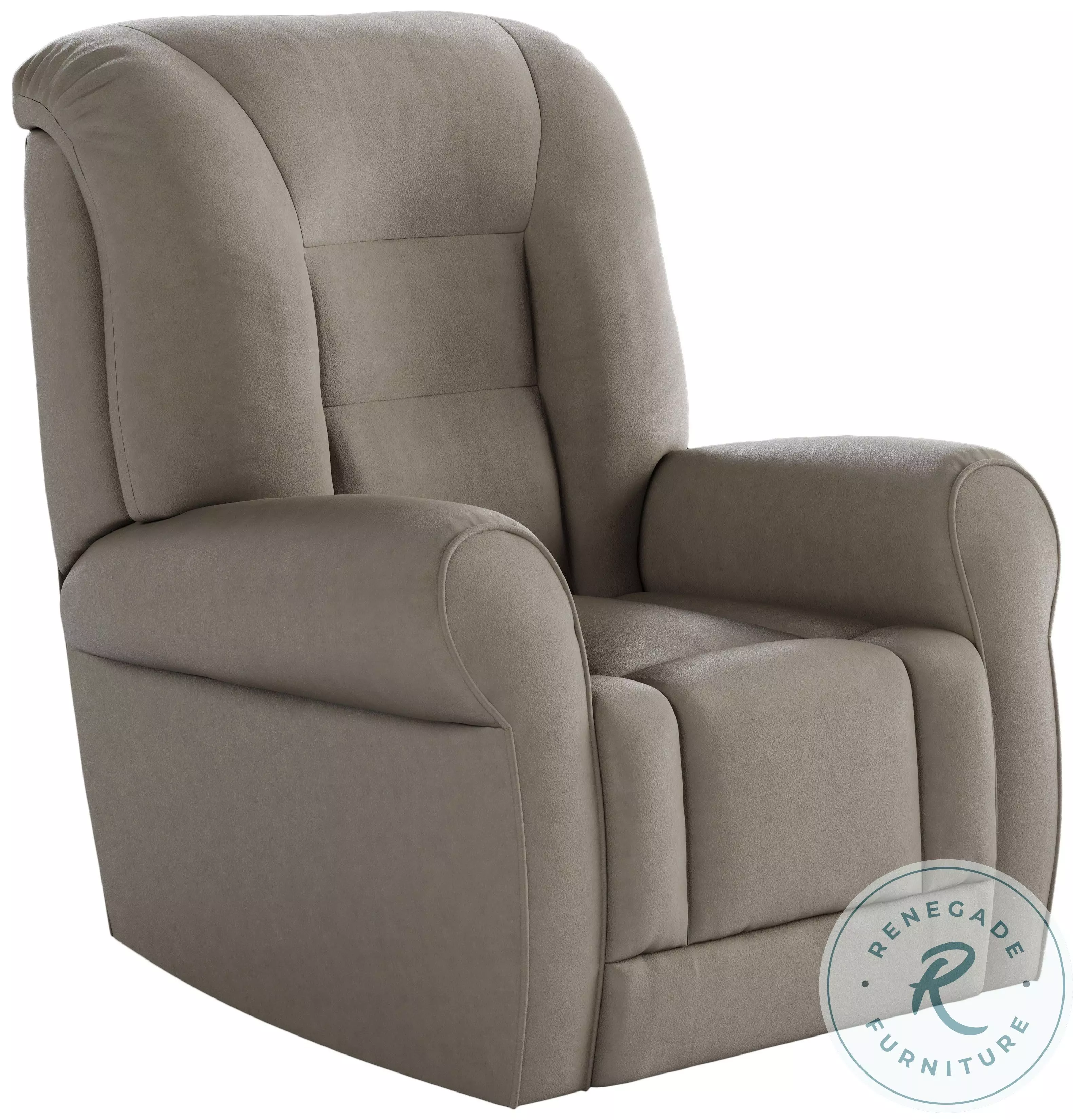 Grand Maximus Eggshell Leather Rocker Recliner From Southern Motion ...