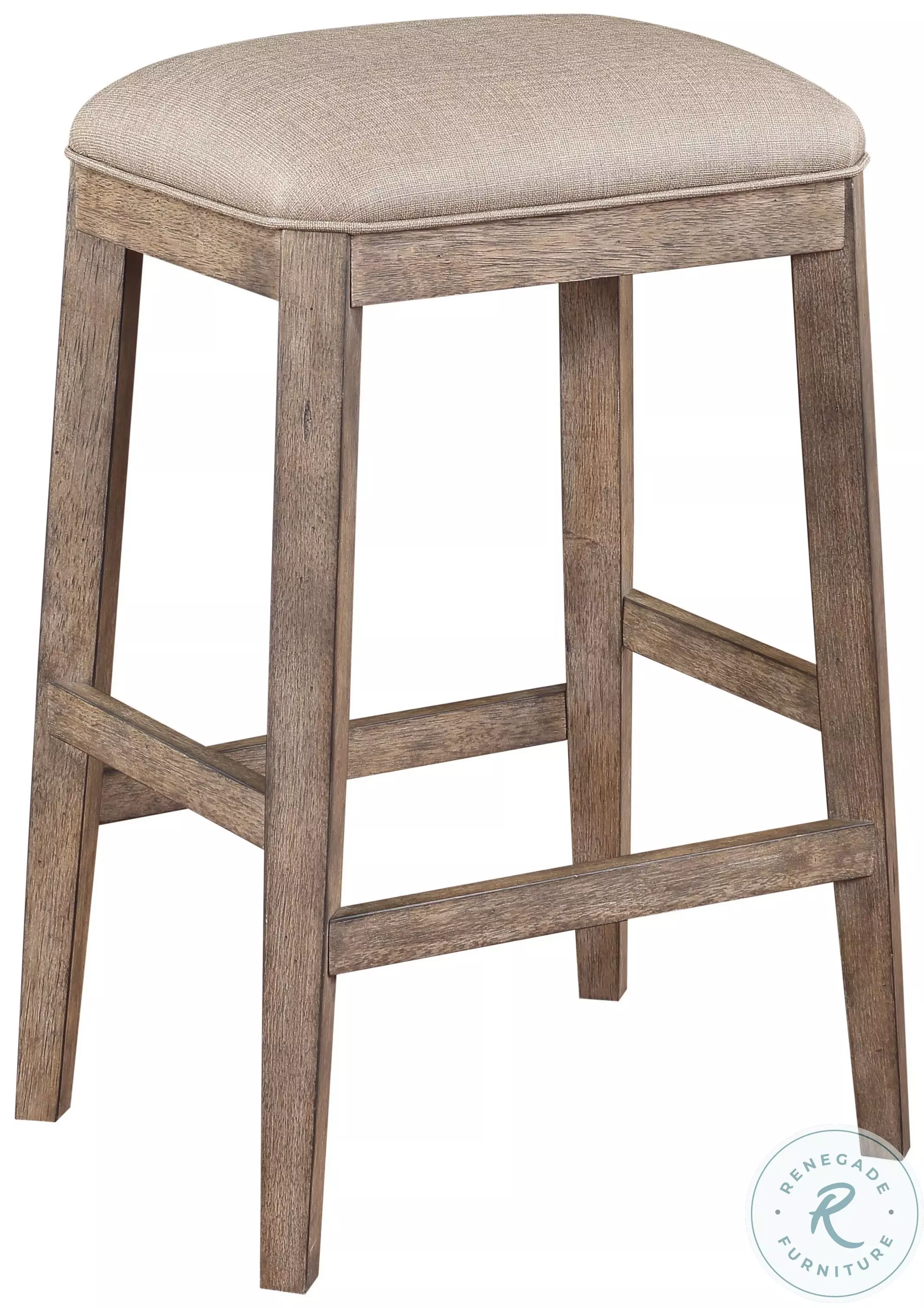 Logan's Pointe Warm Distressed Chestnut Bar Stool From ECI Furniture ...
