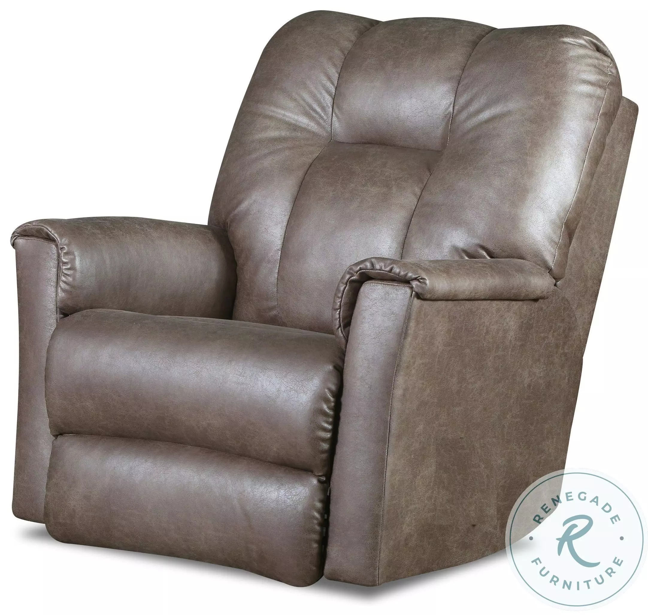Baxter Impact Cocoa Rocker Recliner with Power Headrest And SoCozi ...