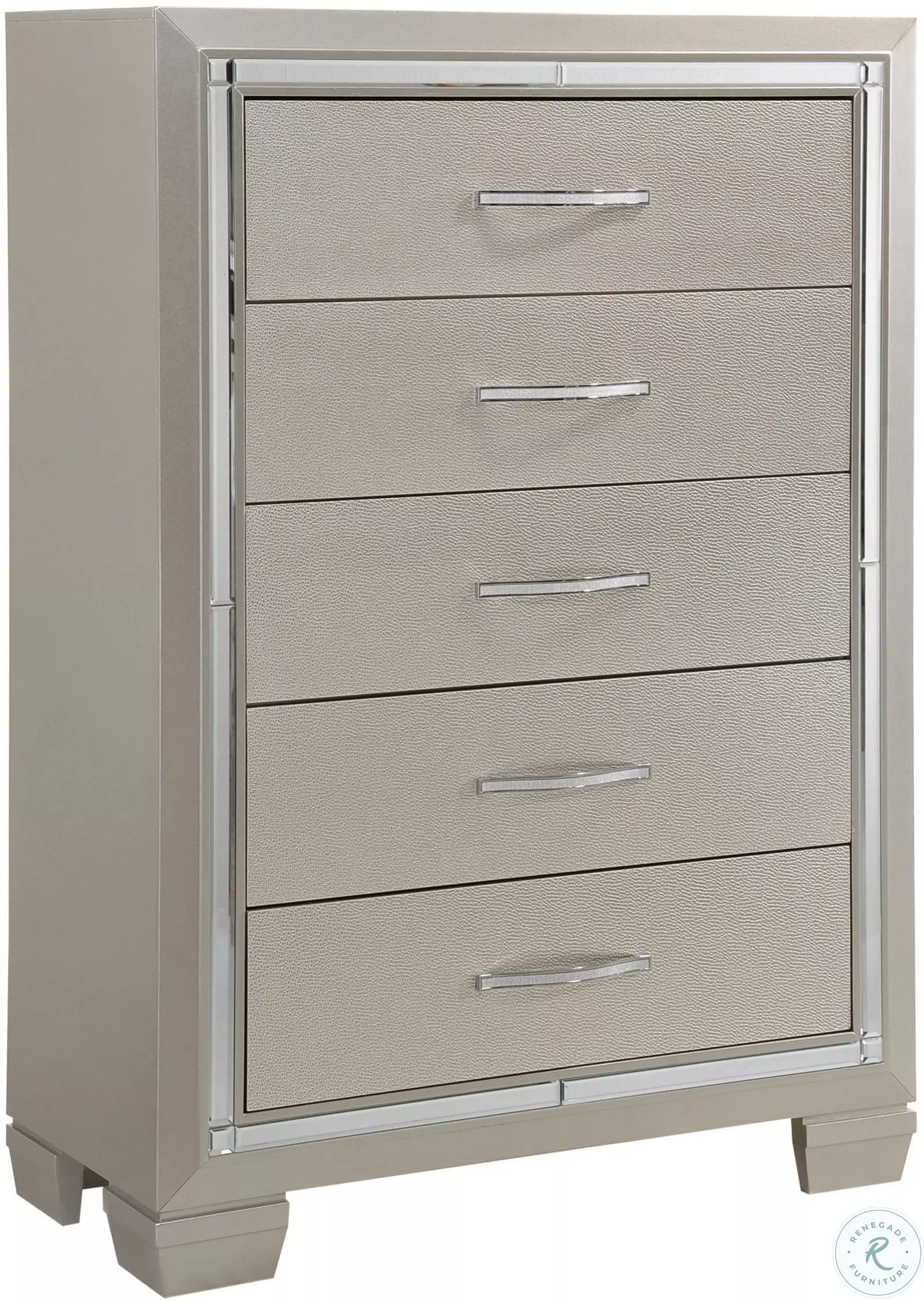 Glamour Champagne Chest from Elements Furniture | Coleman Furniture