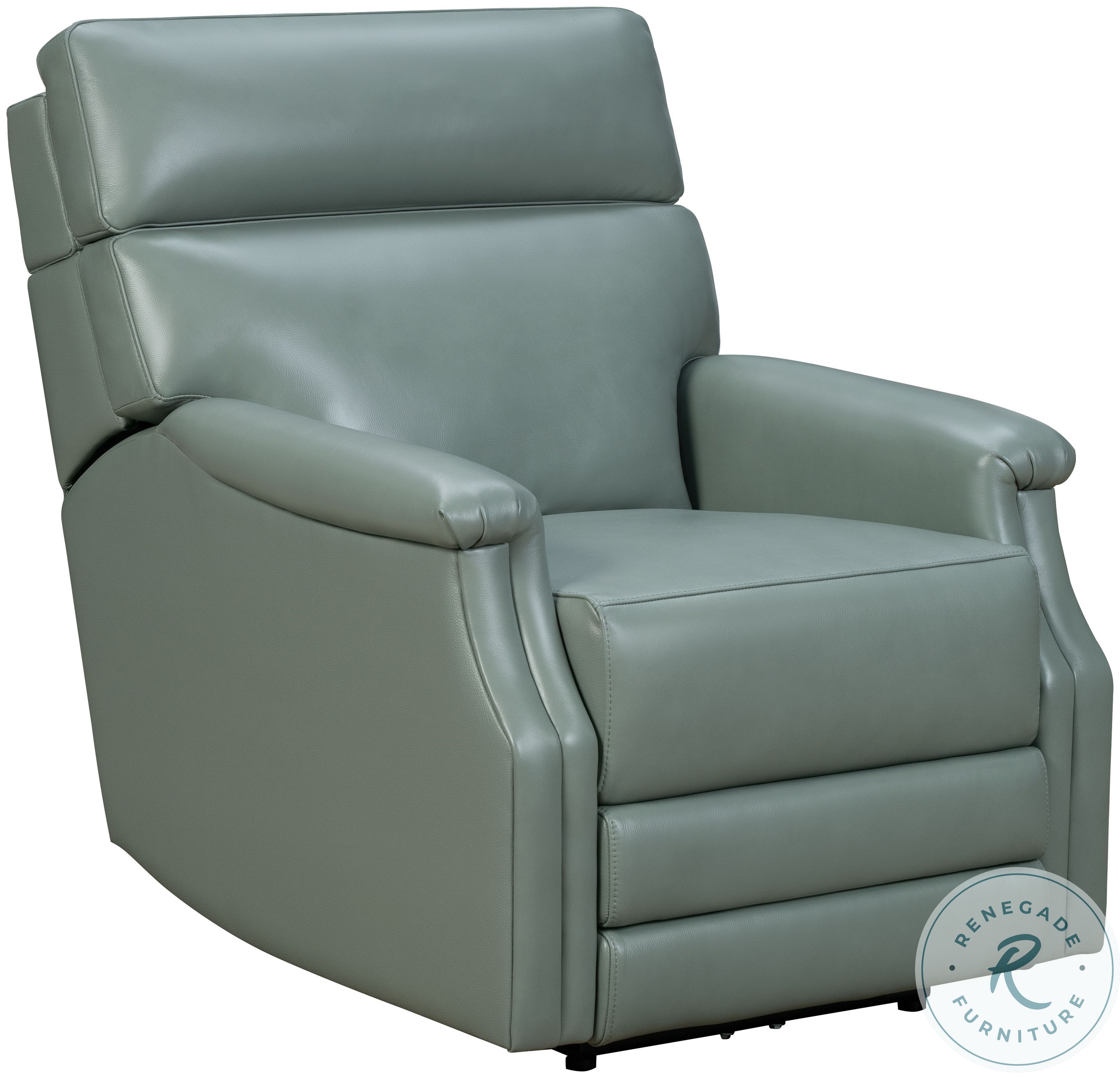Luca Lorenzo Mint Power Recliner with Heads Up Power Forward Headrest ...