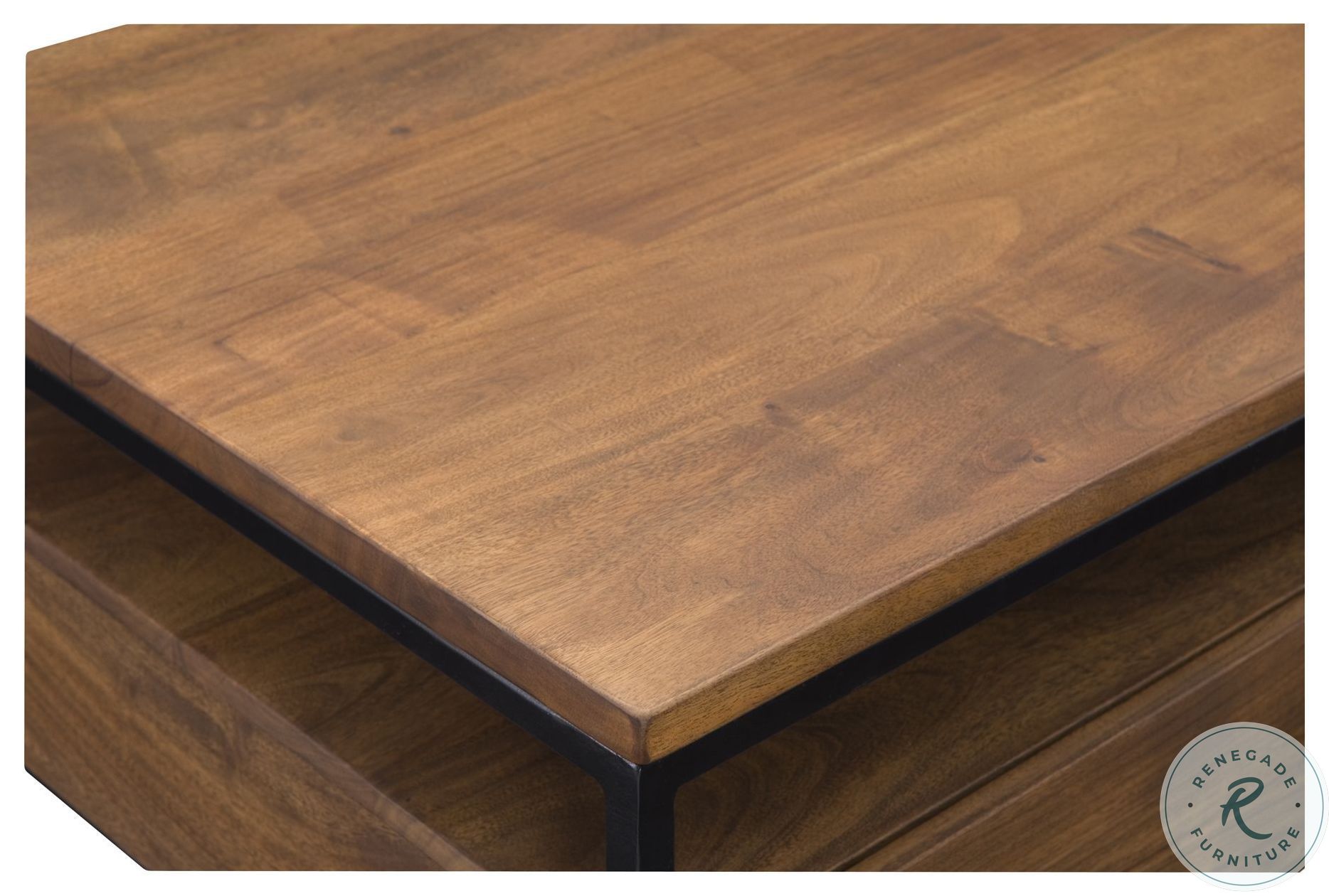 Vancouver Light Brown Coffee Table from Moes Home | Coleman Furniture