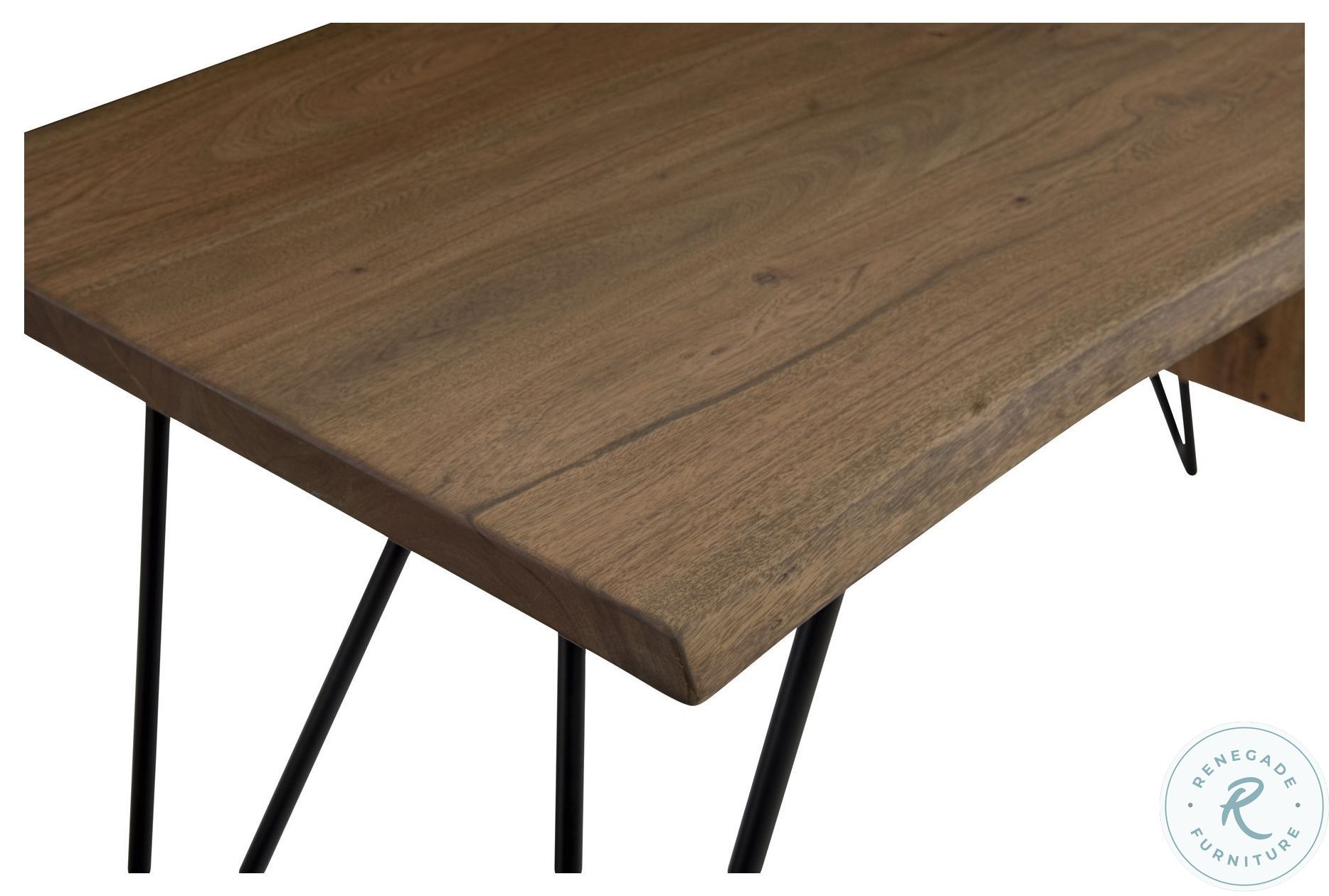 Nailed Light Brown Desk from Moes Home | Coleman Furniture