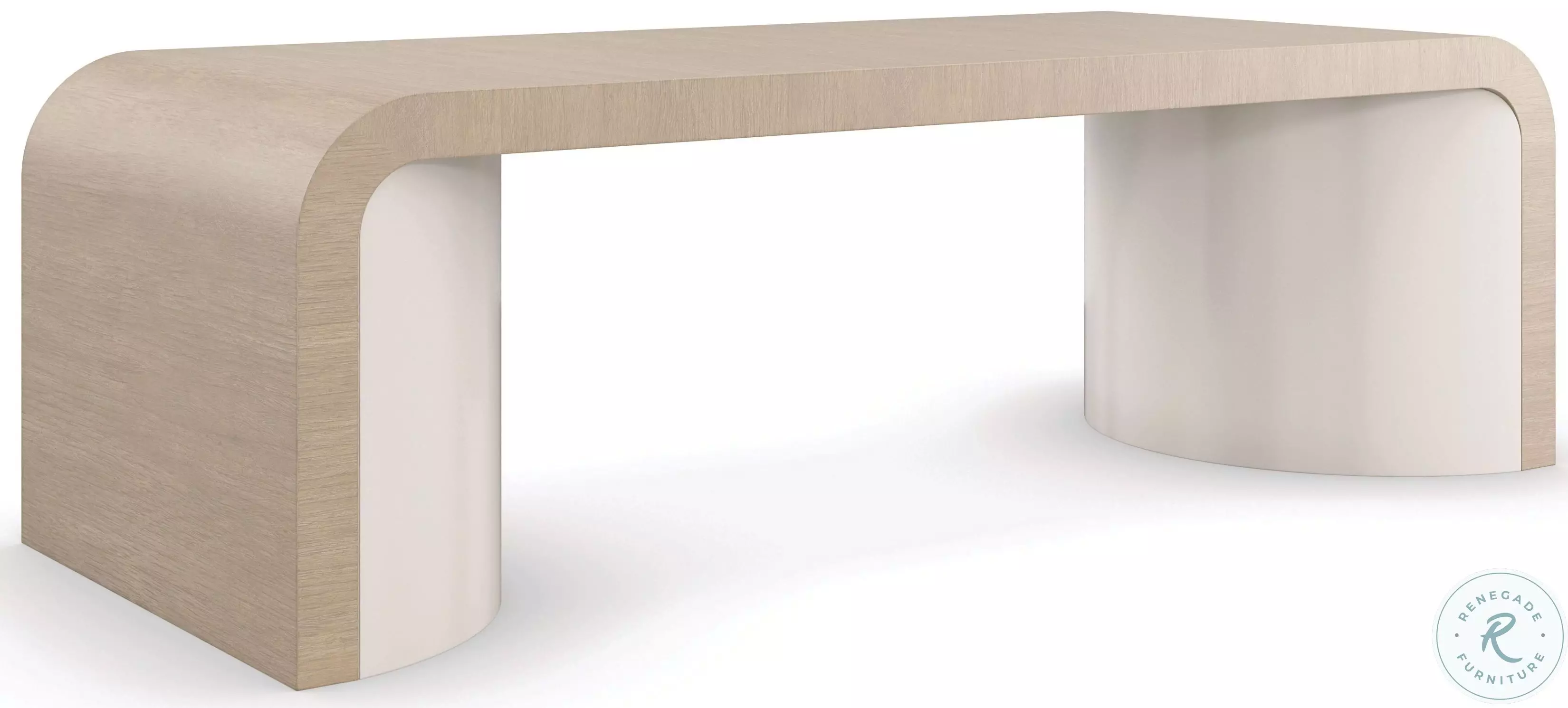 Movement Sun Drenched Oak And Textured Adobe Cocktail Table From ...