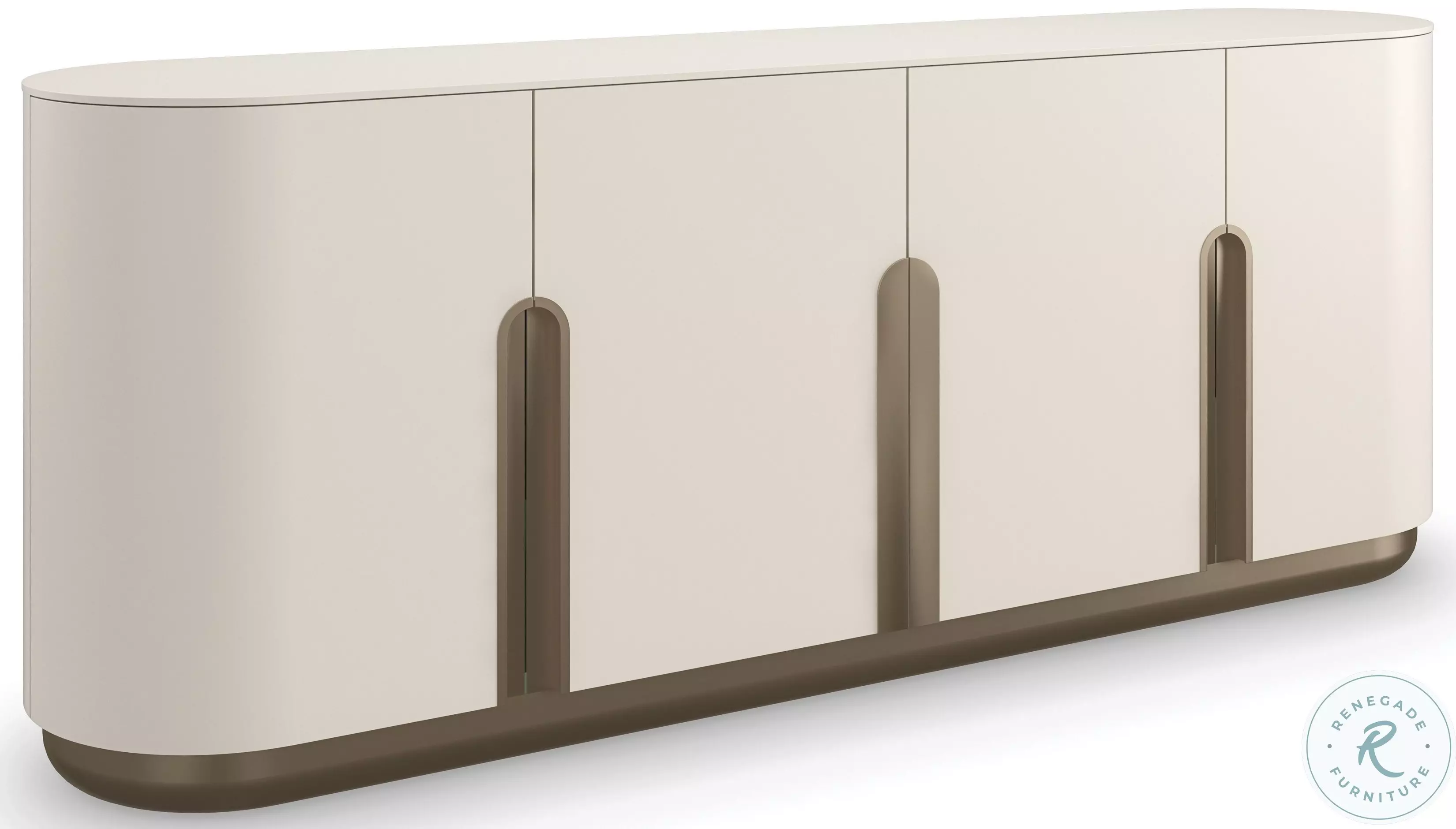 Tangier Burnished Adobe And Lucent Bronze Metallic Buffet From Caracole ...