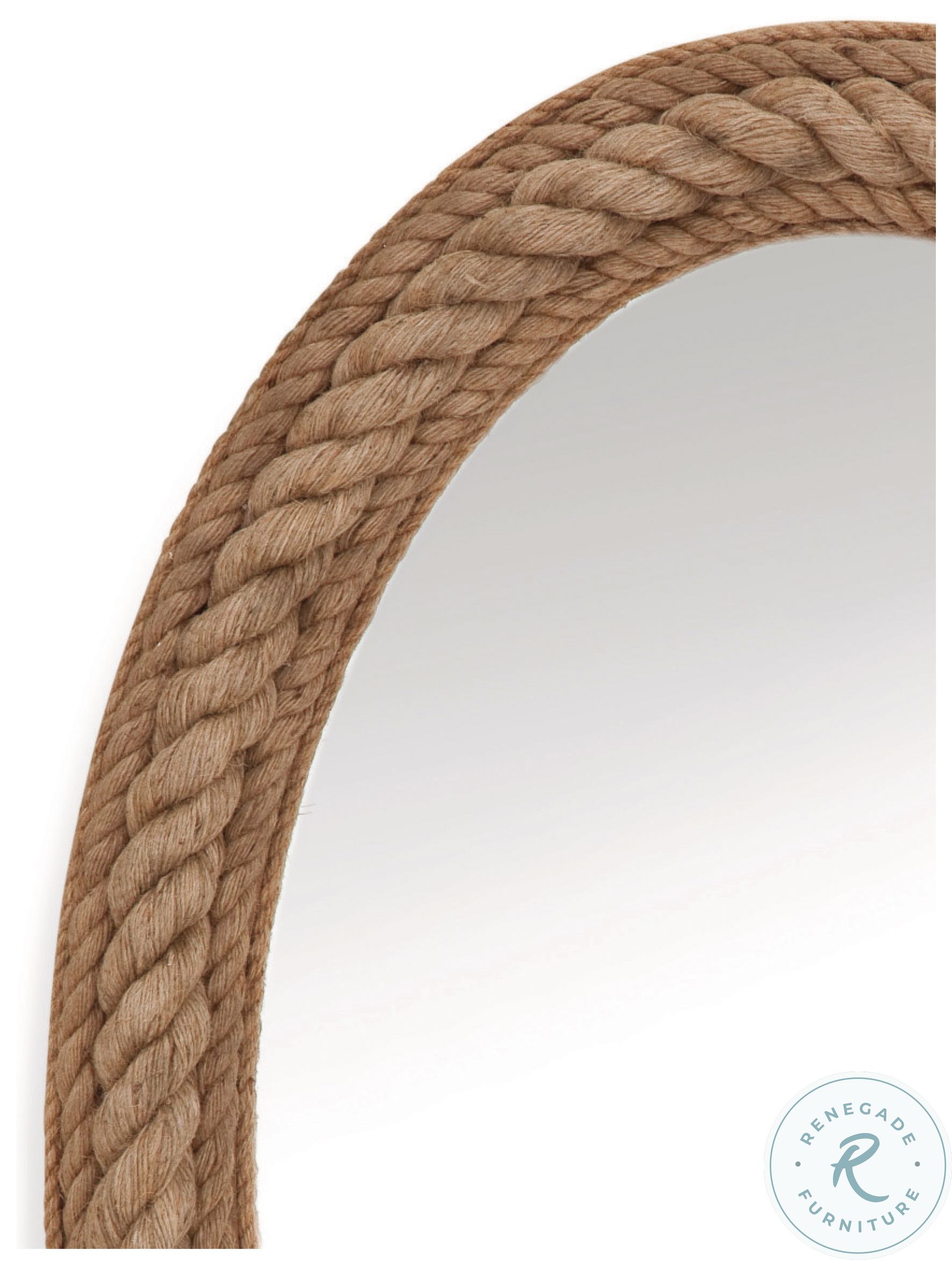 Jute Rope Wall Mirror from Bassett Mirror | Coleman Furniture