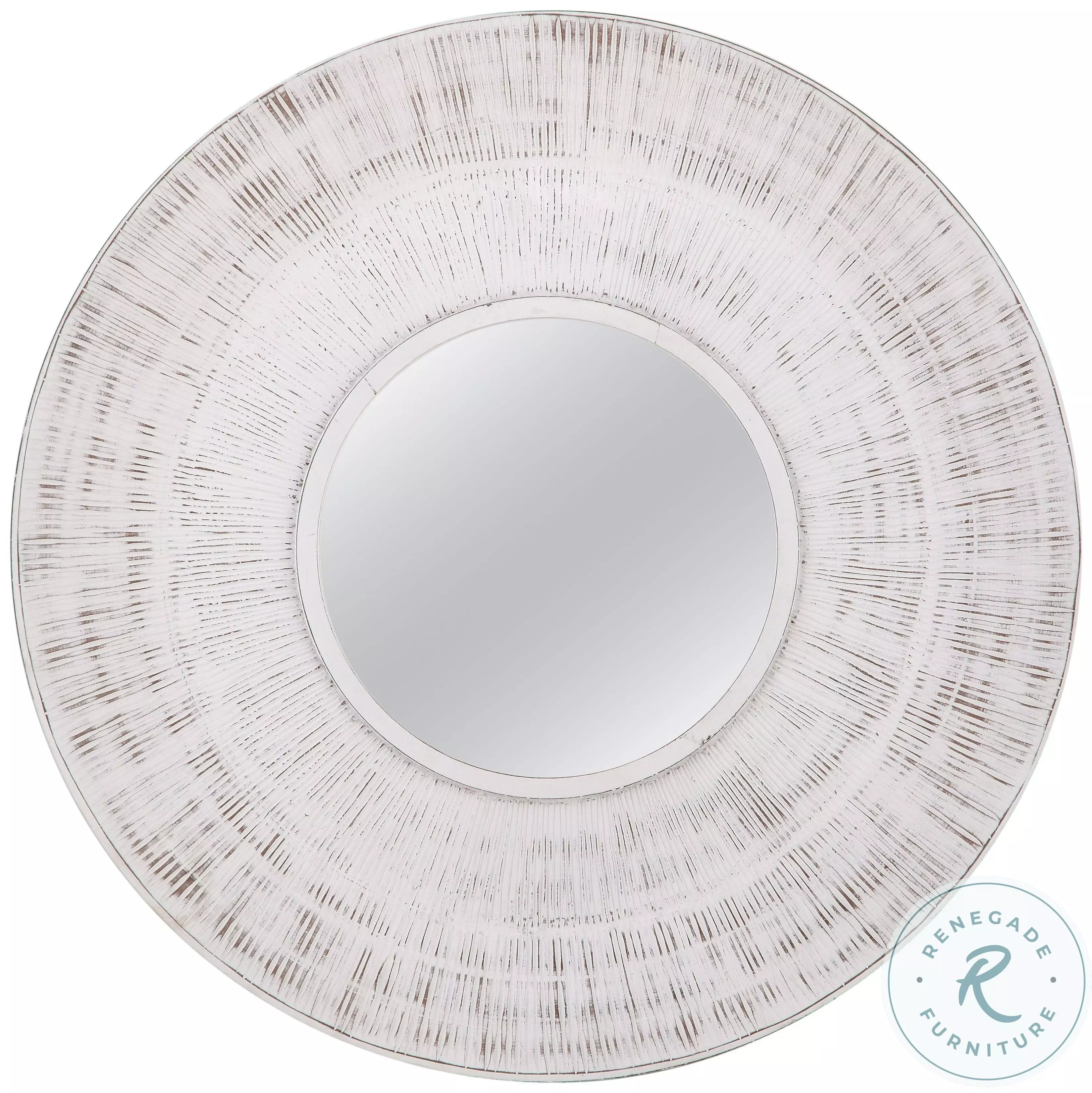 Ocean Distressed White Wall Mirror From Home Gallery Stores | Home ...