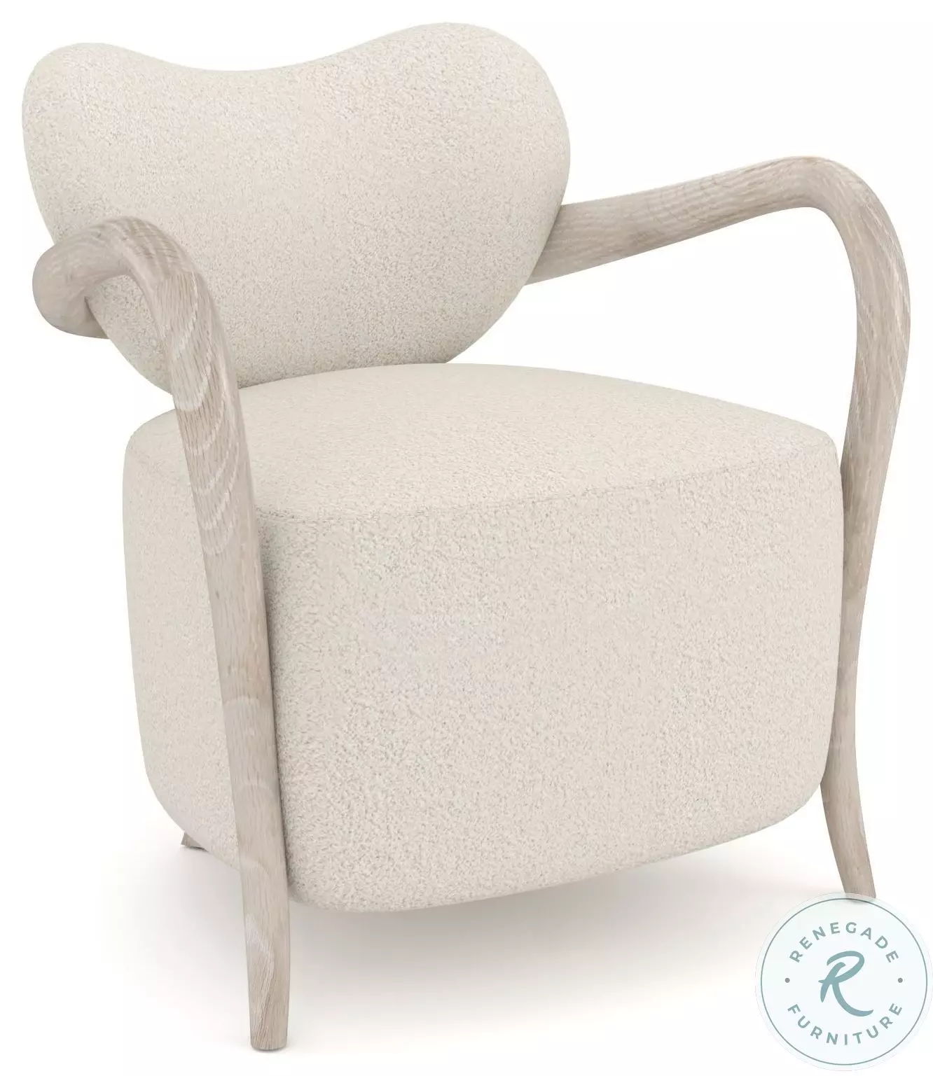 Ashanti Ivory Melange Performance Boucle Accent Chair From Caracole ...
