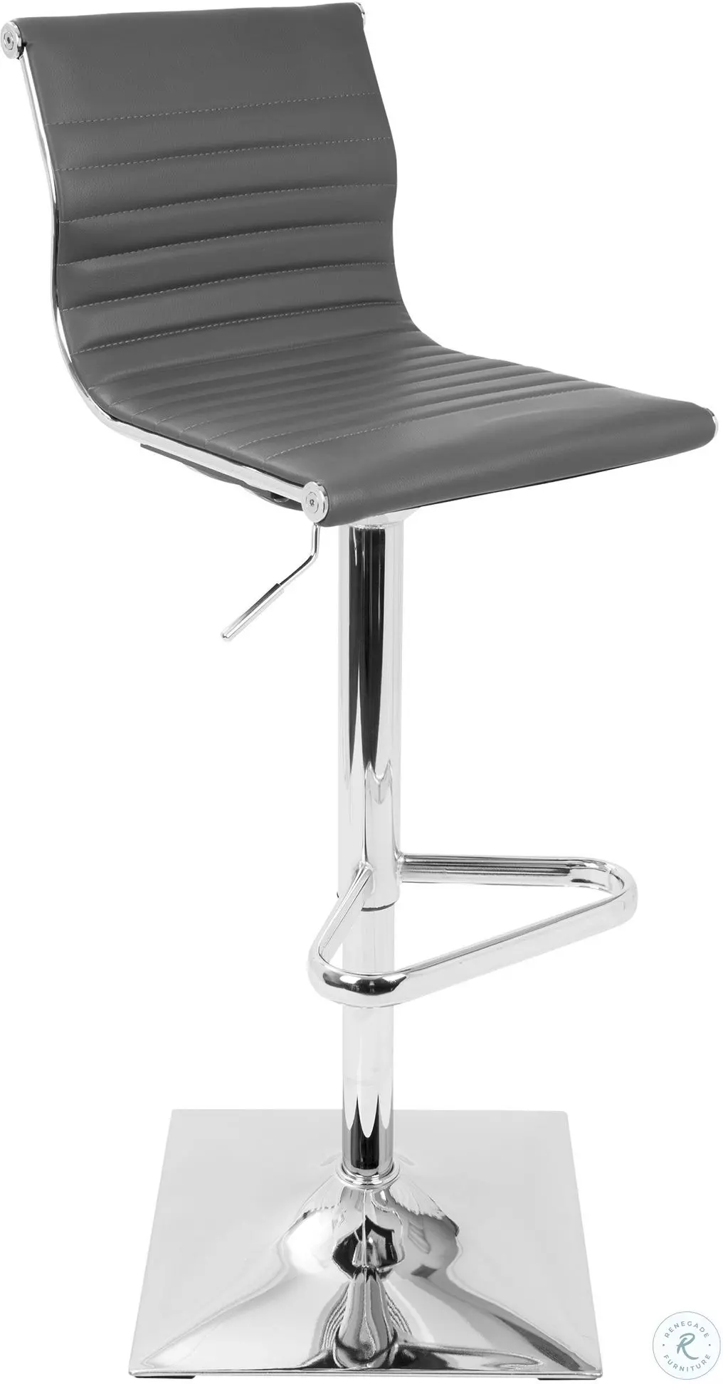 Master Gray Swivel Adjustable Barstool from Lumisource - Available at a ...