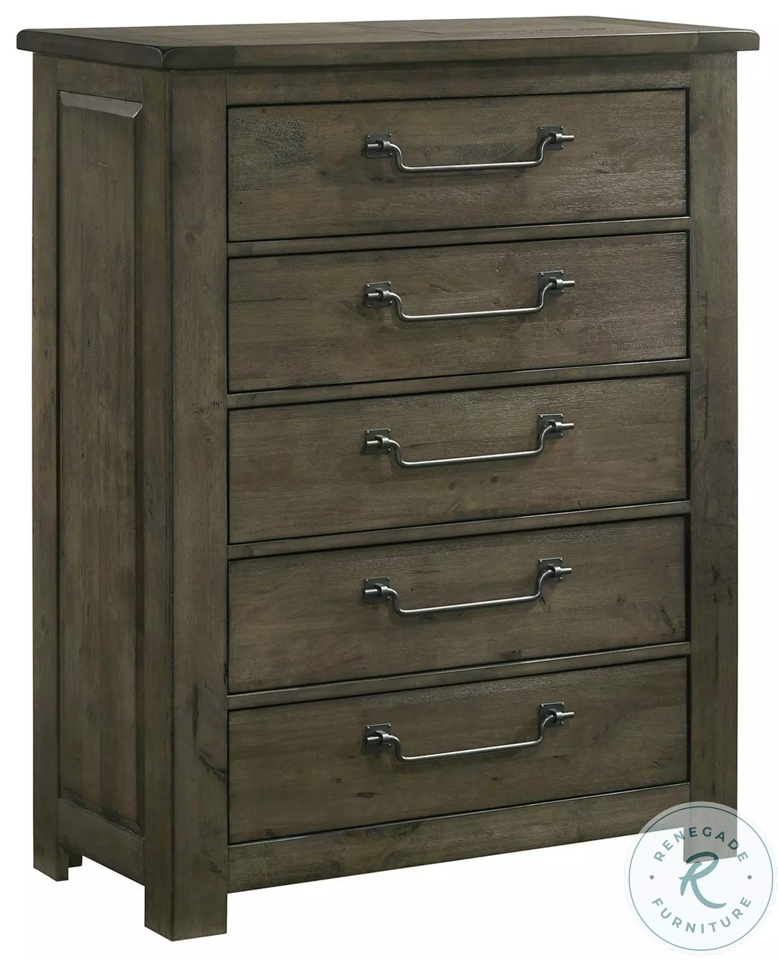 Memphis Antique Grey 5 Drawer Chest From Picket House Furnishings ...