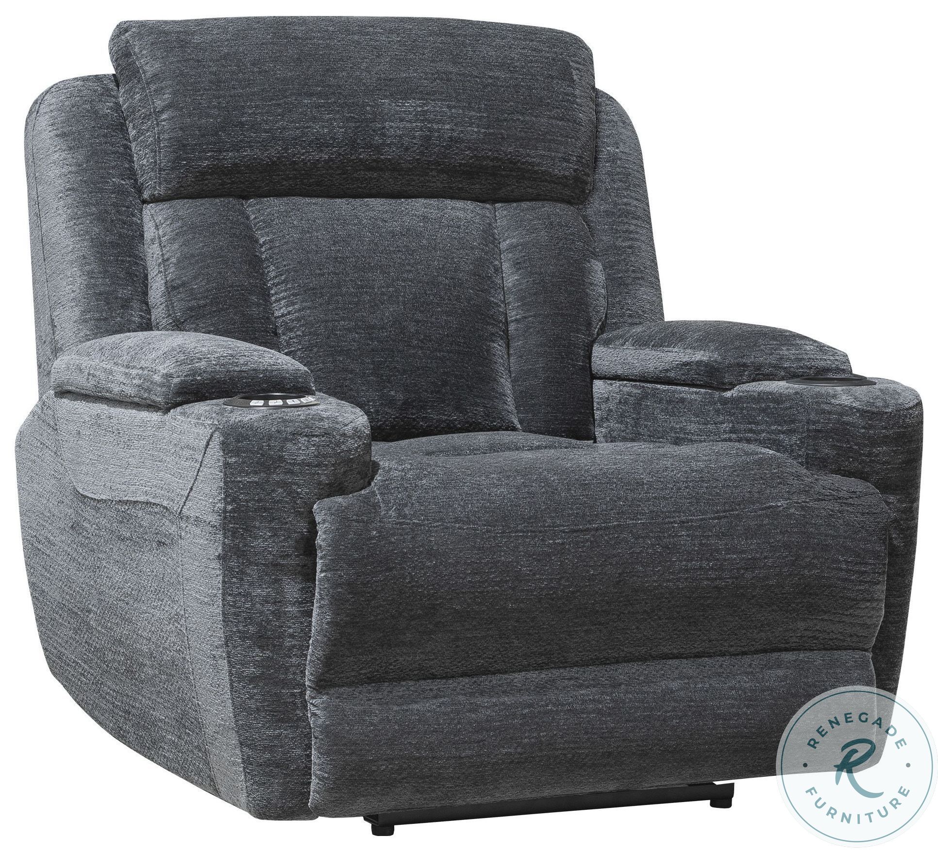 Dalton Lucky Charcoal Power Recliner From Parker Living | Coleman Furniture
