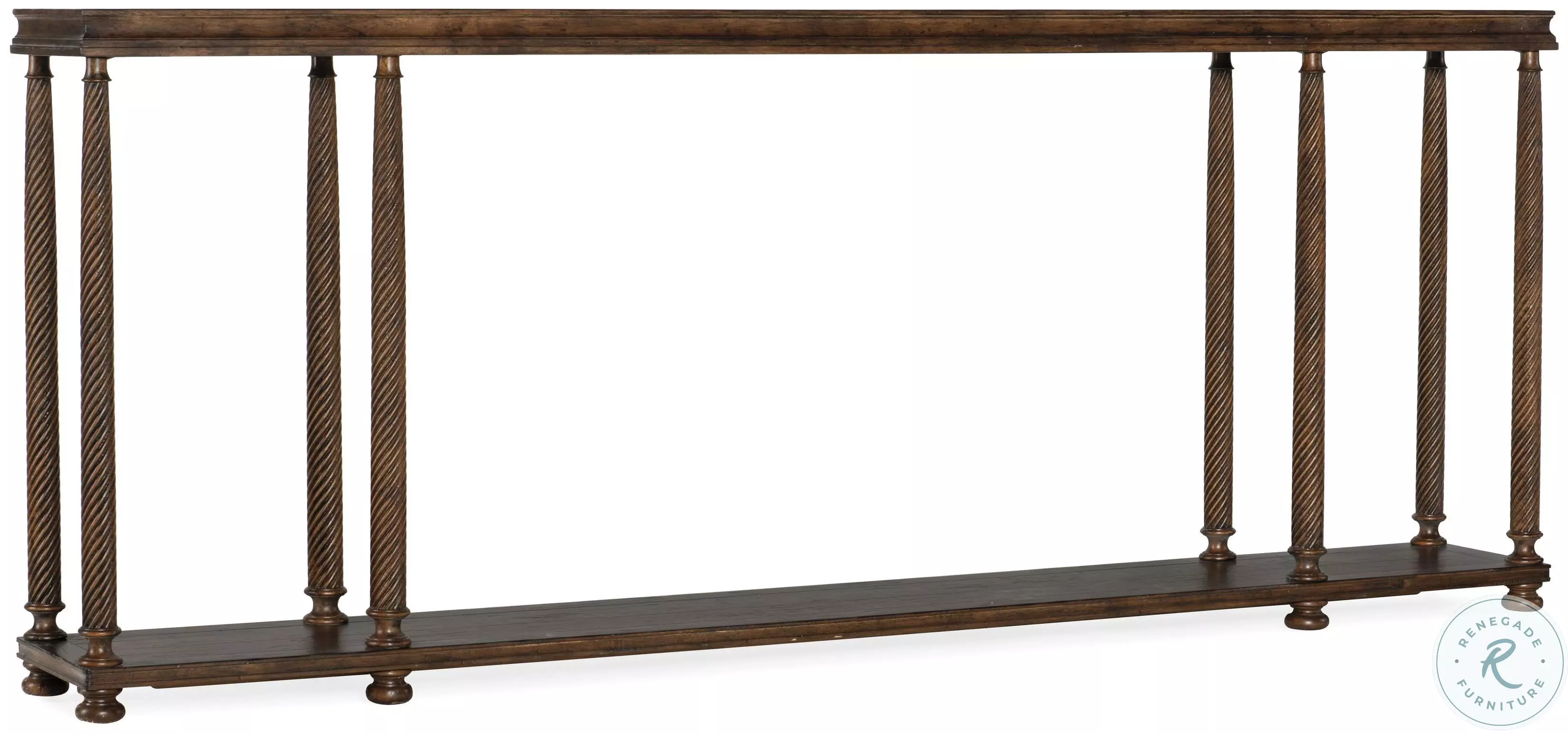 Marbella Dark Wood Console Table From Hawthorne Living | Coleman Furniture