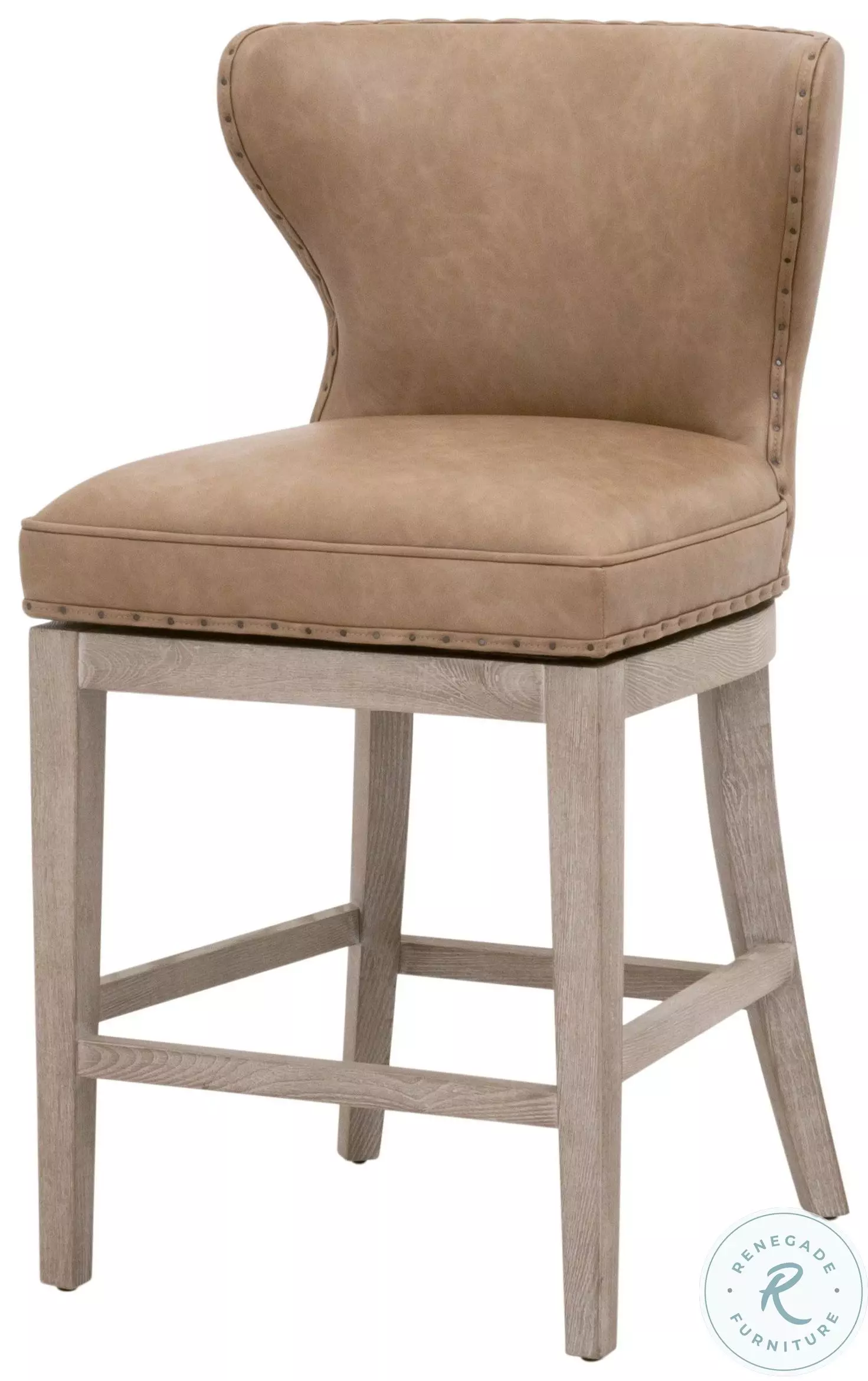 Milton Ivanhoe Toast Swivel Counter Height Stool From Essentials for ...