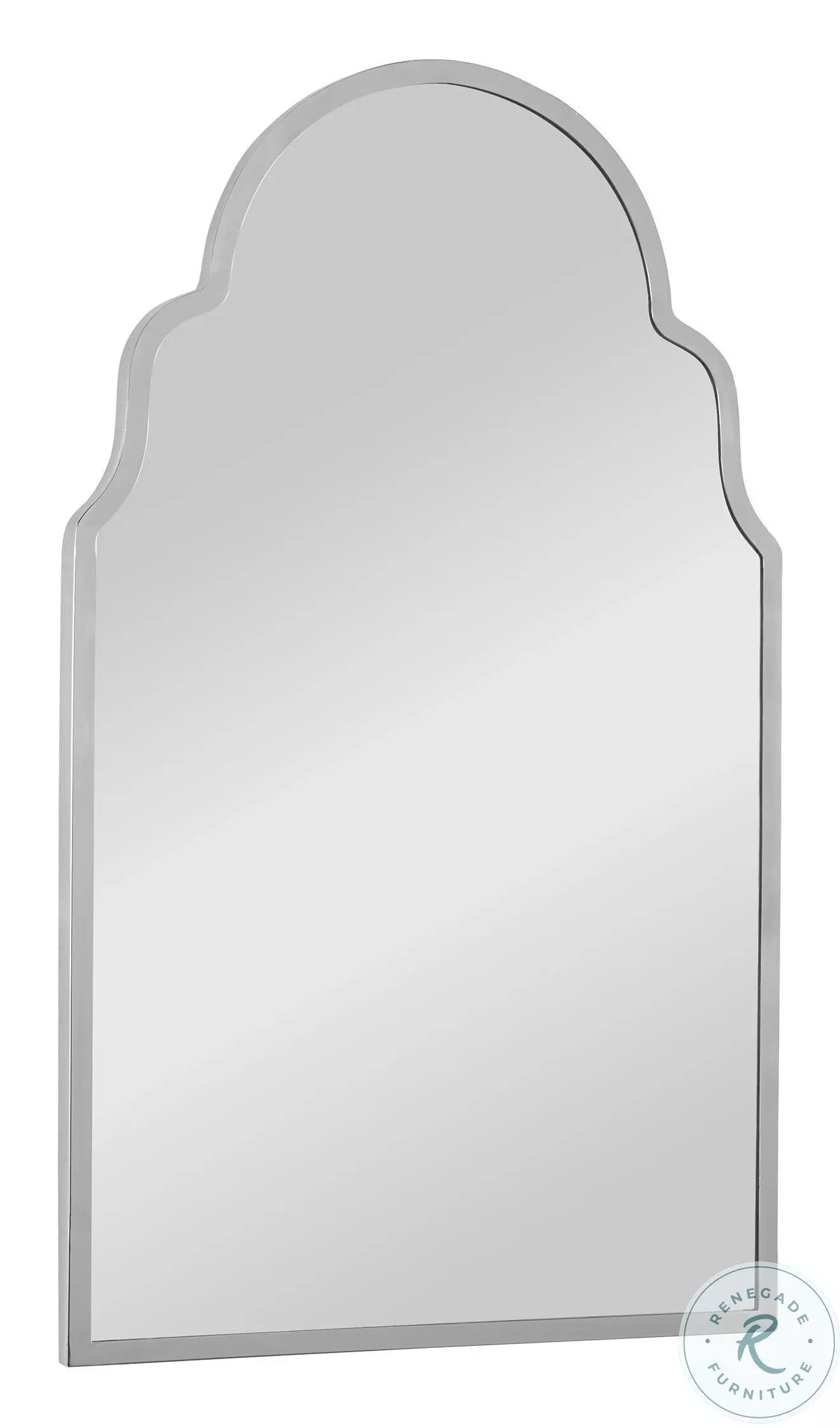 Brayden Nickel Arch Mirror from Uttermost | Coleman Furniture