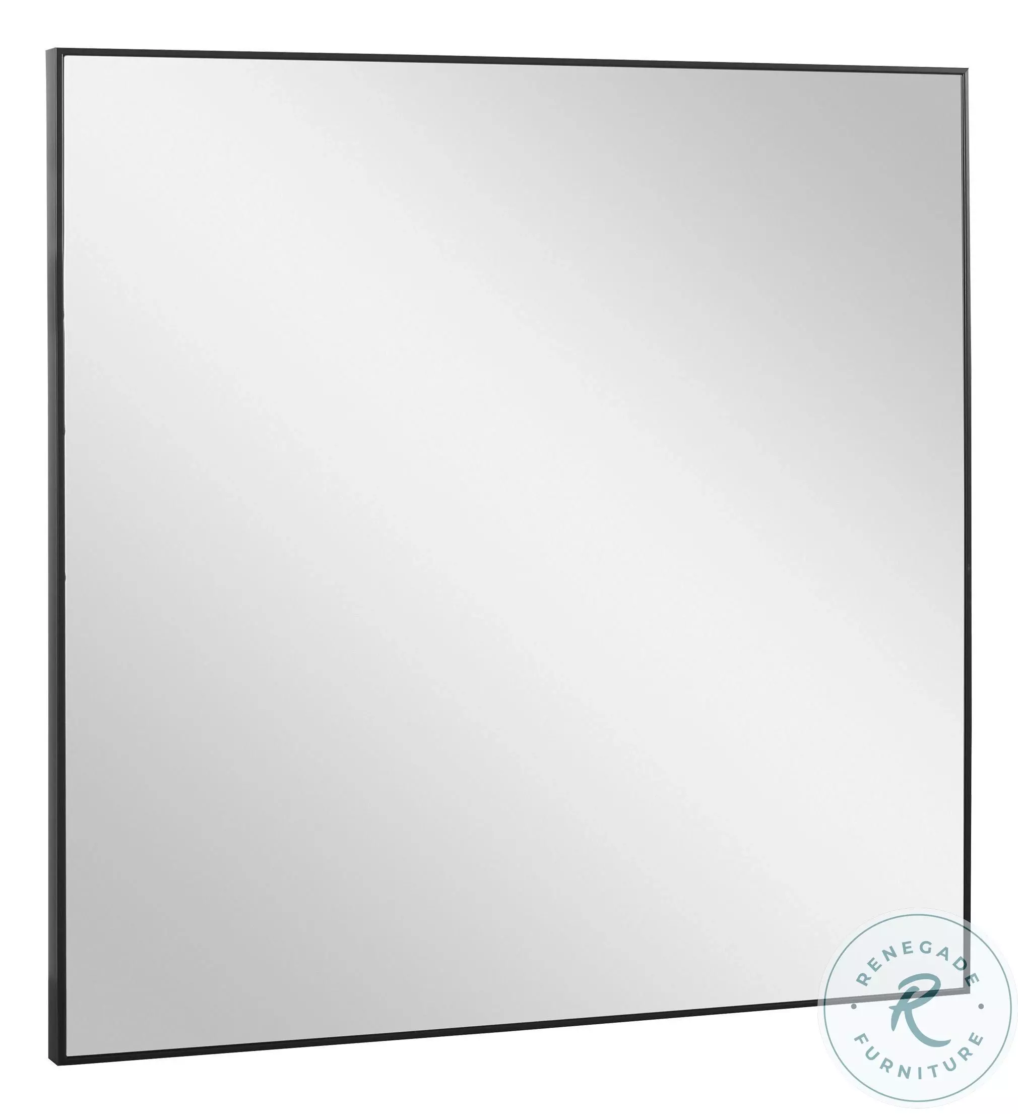 Alexo Black Square Mirror from Uttermost | Coleman Furniture