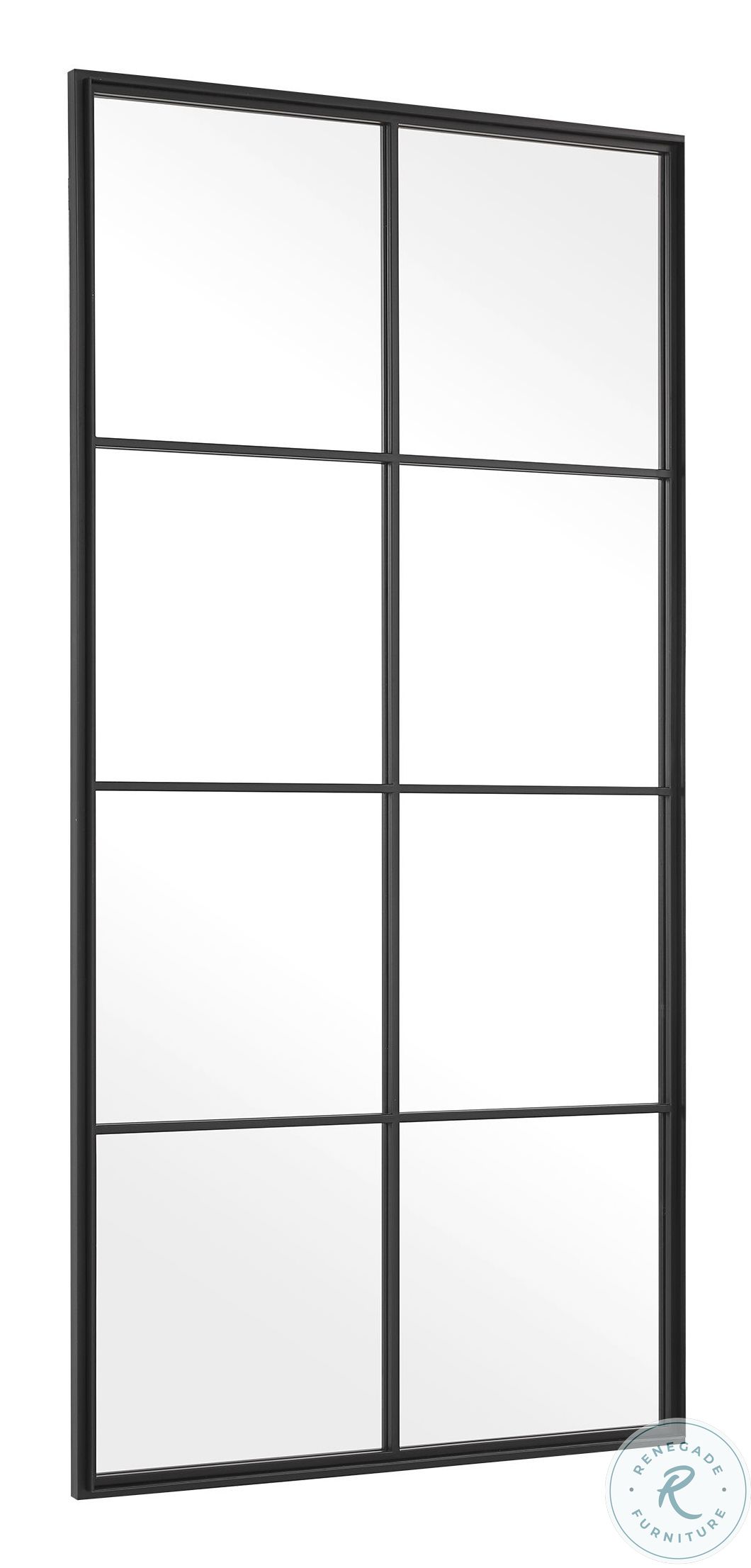 Rousseau Iron Window Mirror From Uttermost | Coleman Furniture