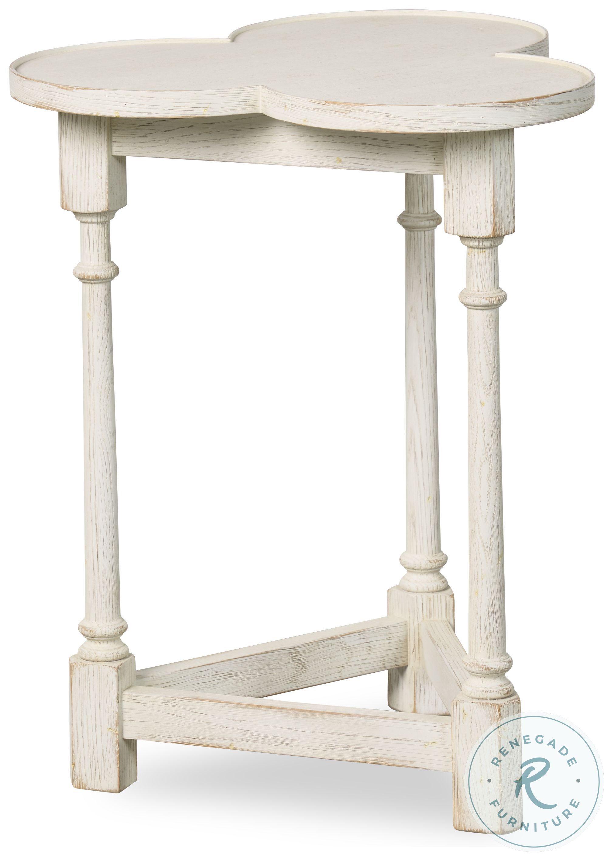 Tilden White Wash Drinks Table From Century Furniture | Coleman Furniture