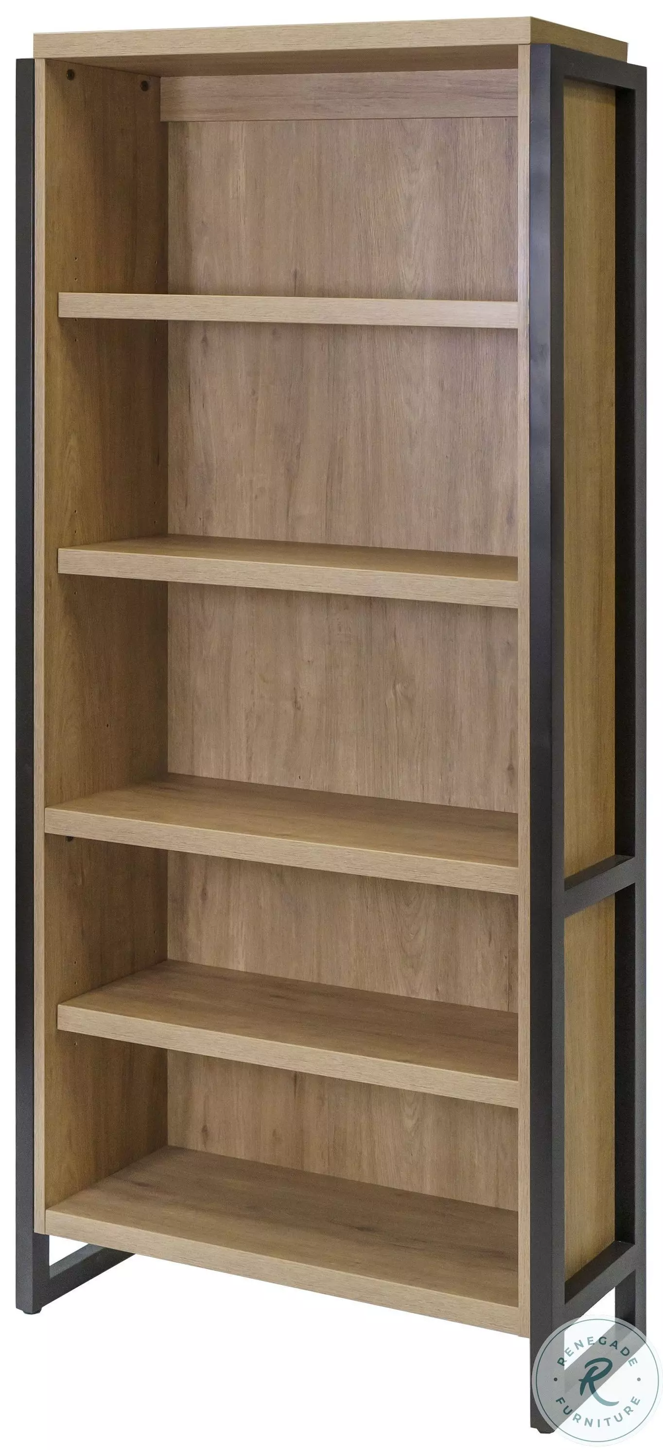 Mason Light Brown Open Bookcase From Martin Furniture | Coleman Furniture