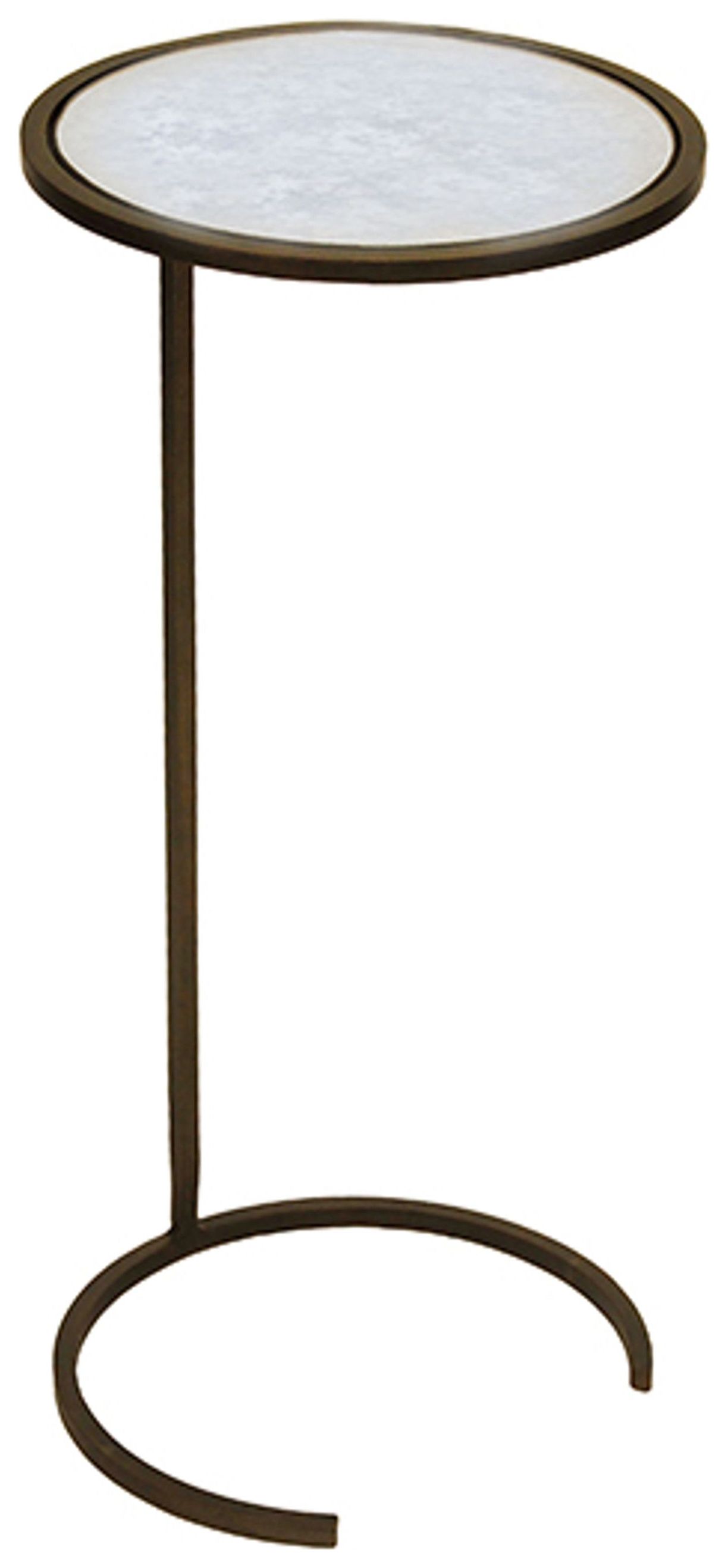 Monaco Bronze Small Round Cigar Table from Worlds Away | Coleman Furniture