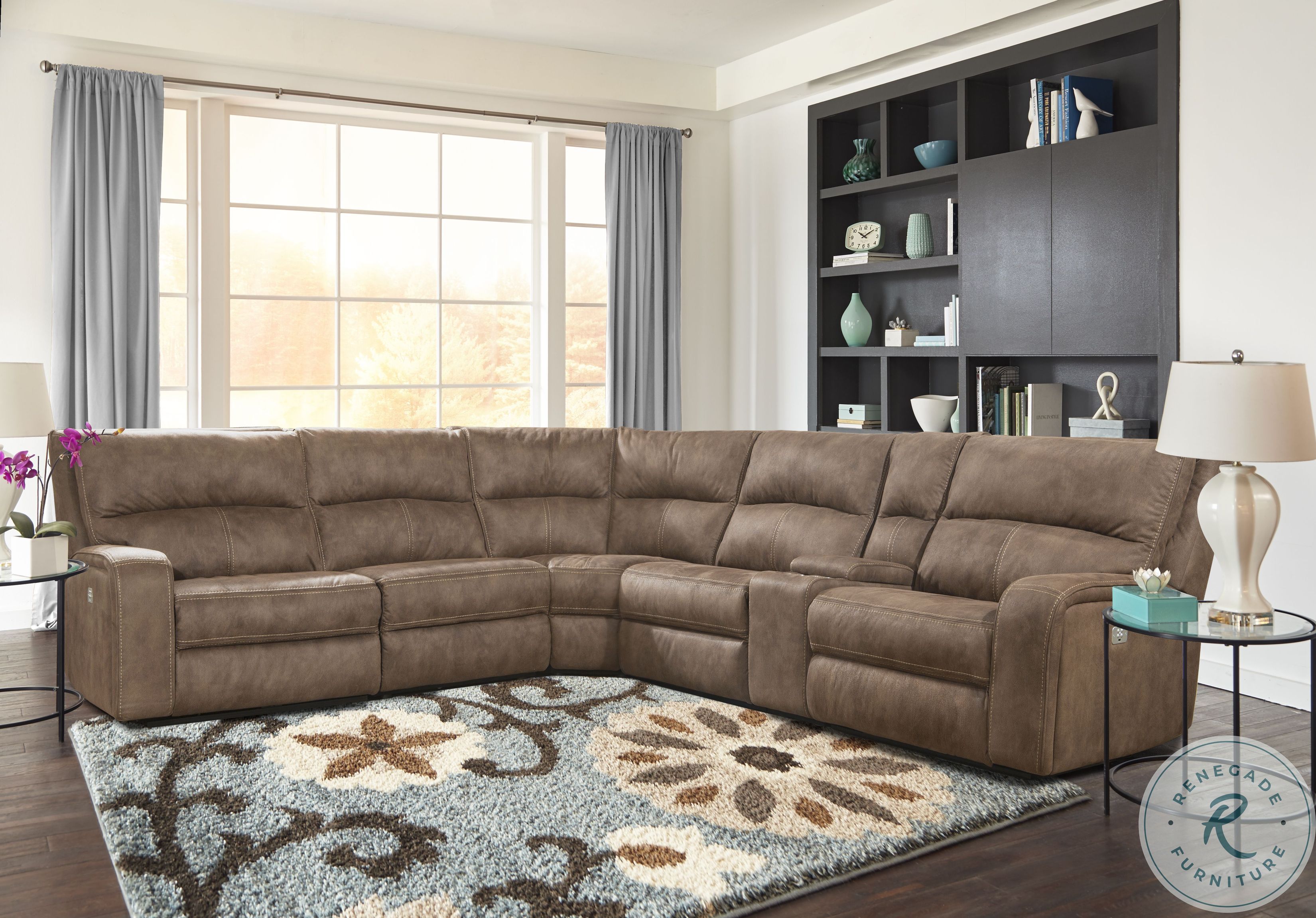 Polaris Kahlua Power Reclining RAF Sectional From Parker Living ...