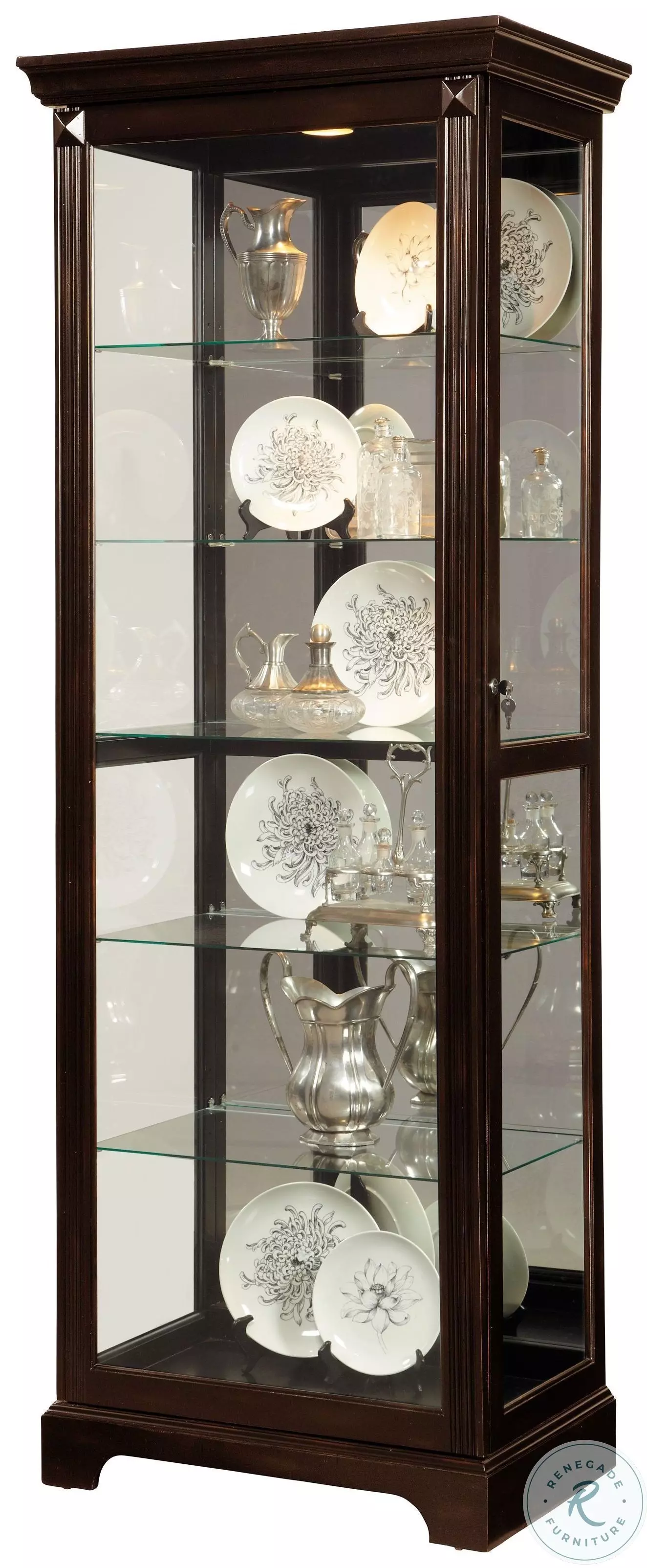21459 Black Curio from Pulaski (21459) | Coleman Furniture