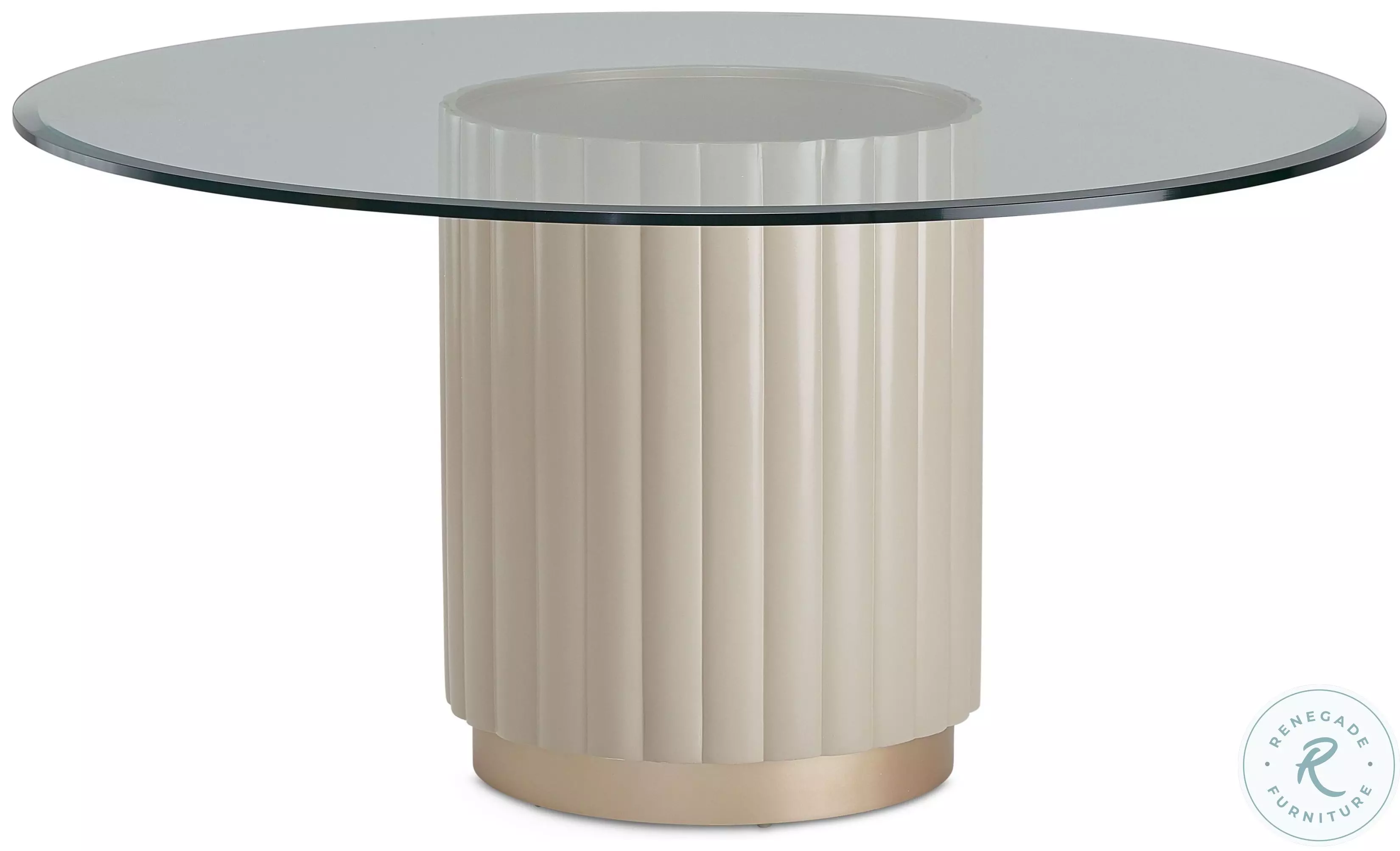 Malibu Crest Chardonnay And Pearl Dining Table From Michael Amini ...