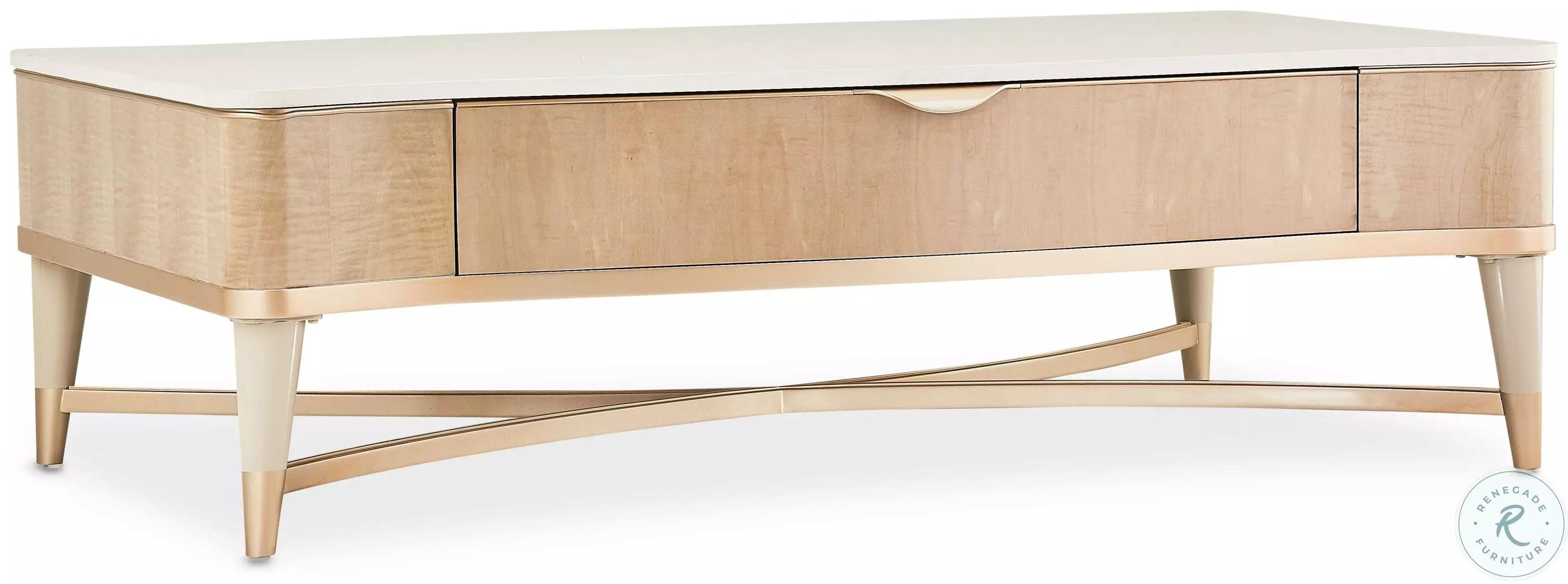 Montara Shores Blush Cocktail Table From | Coleman Furniture