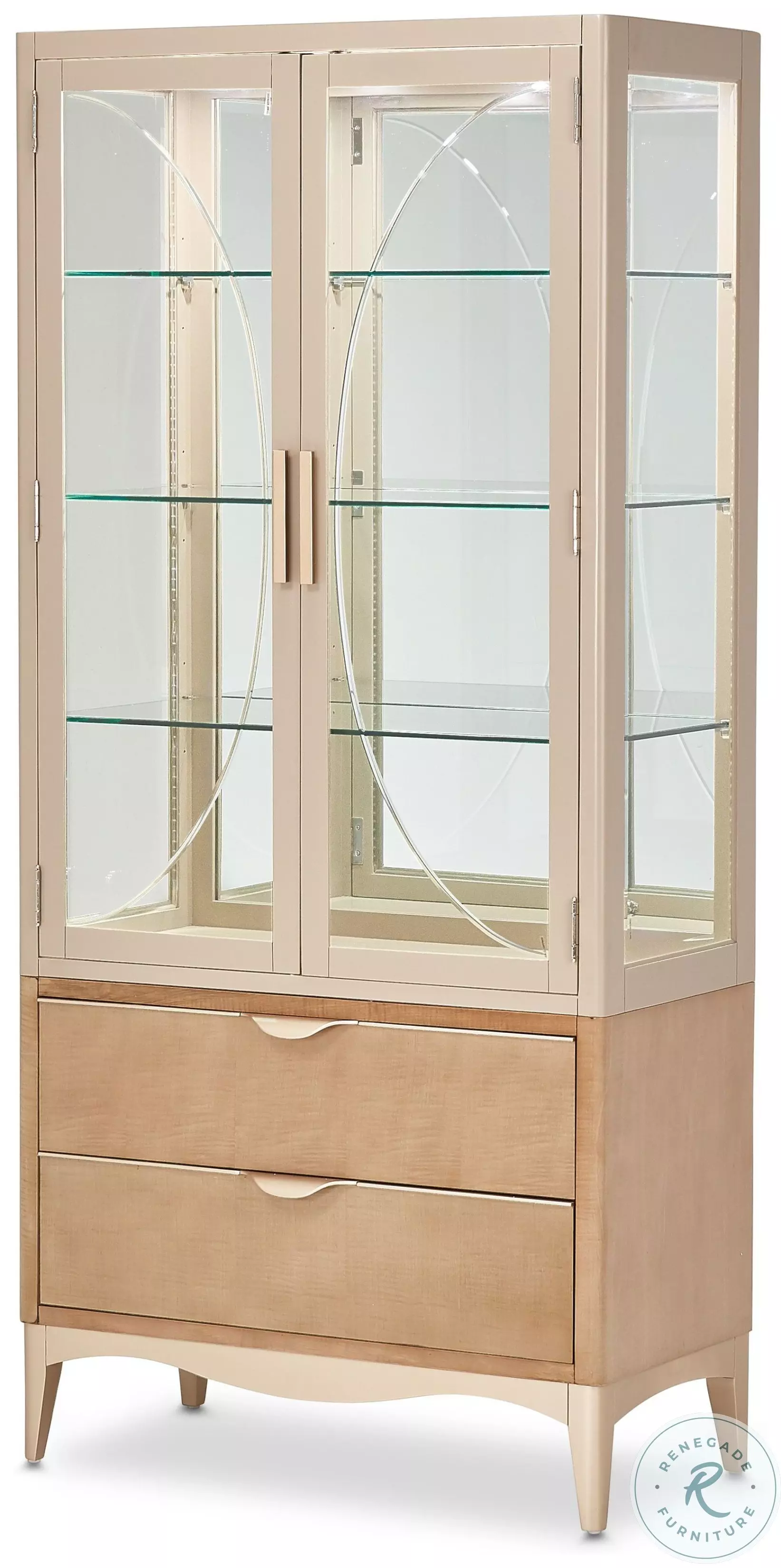 Malibu Crest Chardonnay Display Cabinet with LED Lights From Michael ...