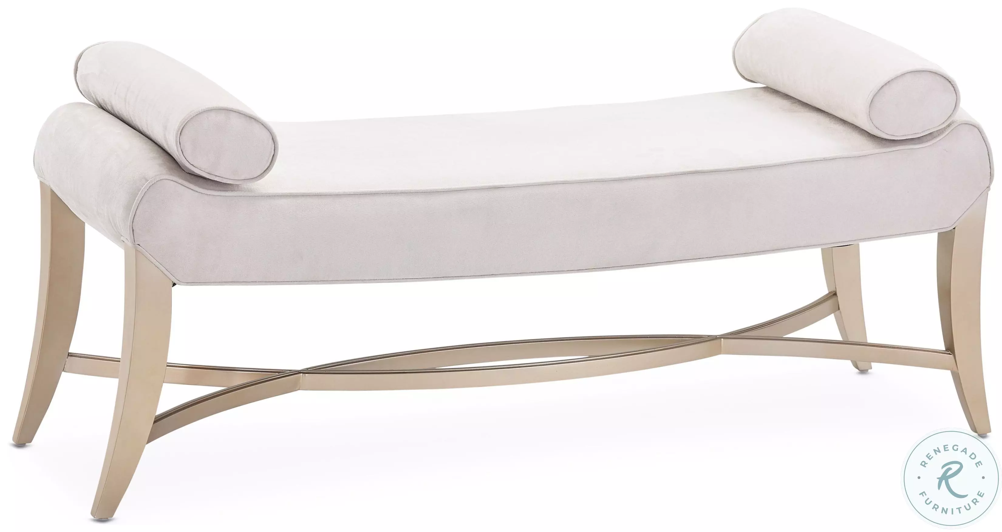 Malibu Crest Doeskin Bed Bench From Michael Amini | Coleman Furniture