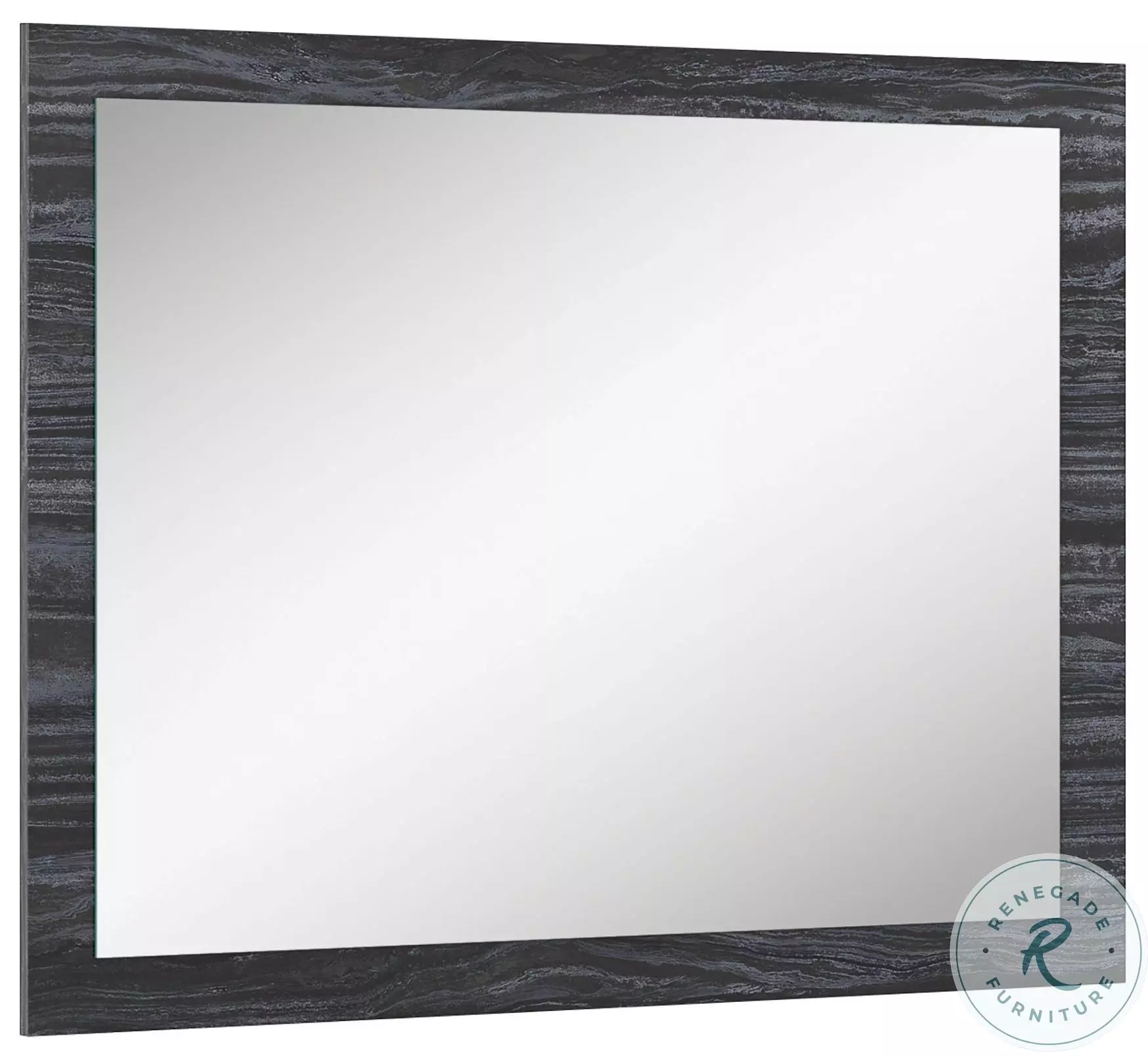 Naples Gloss Gray Mirror From Chintaly Imports | Coleman Furniture