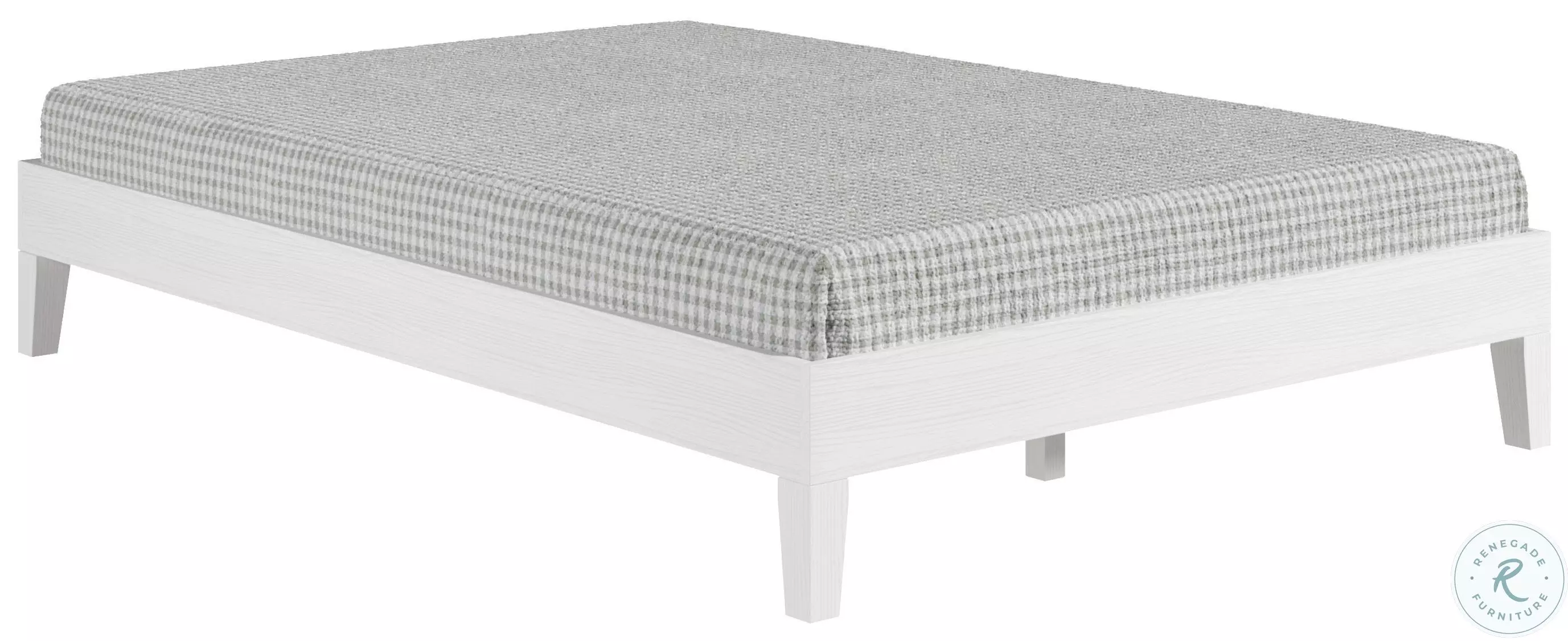 Nix White Full Platform Bed From Steve Silver | Coleman Furniture