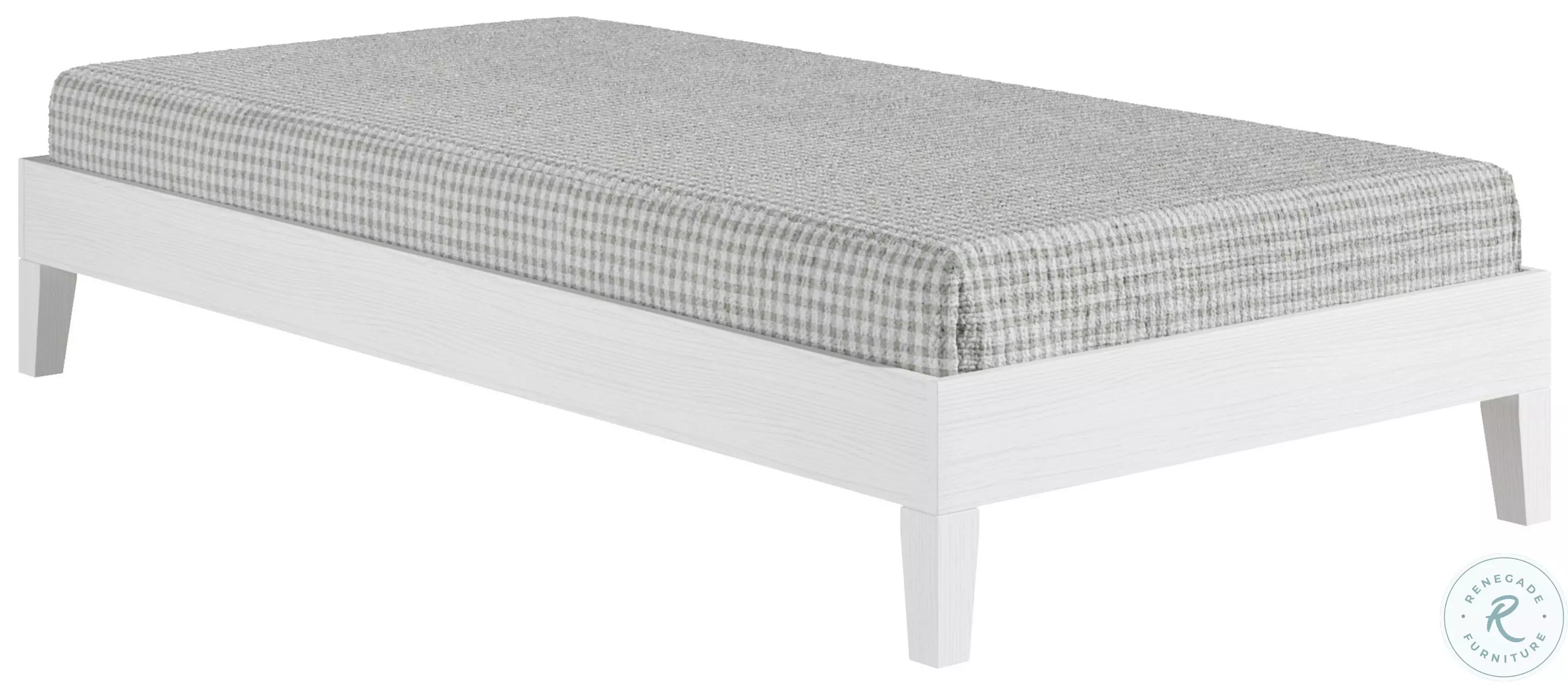 Nix White Twin Platform Bed From Steve Silver | Coleman Furniture