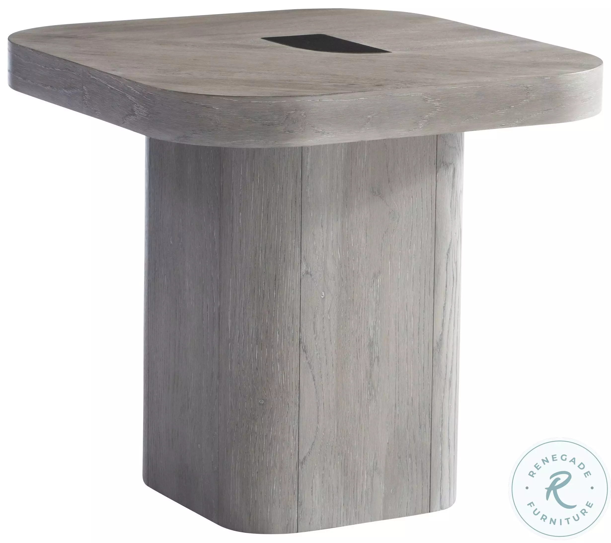 Marcato Cerused Greige 26" Side Table From Home Gallery Stores | Home ...