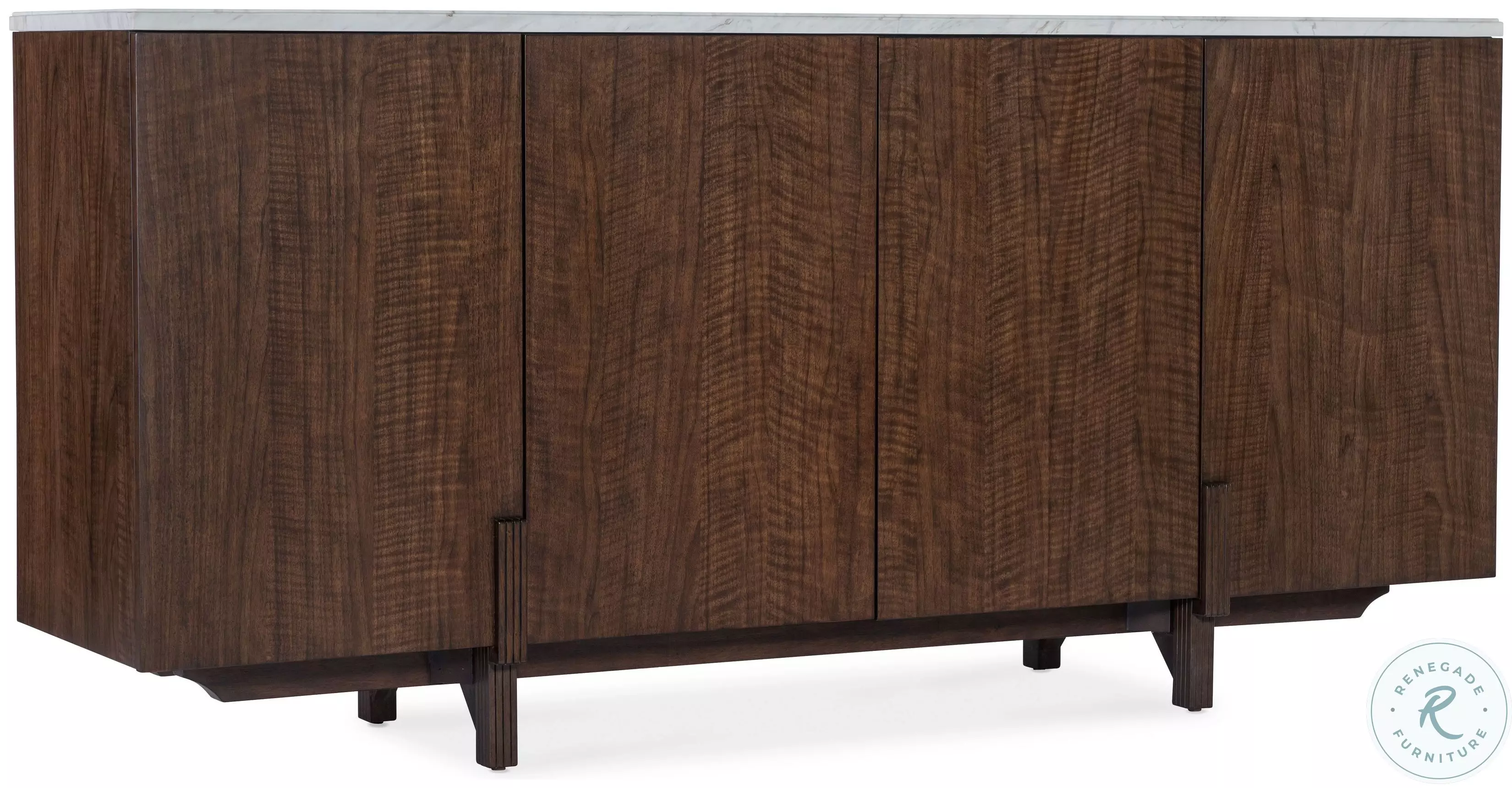 Diplomat Dark Wood Credenza From Hooker | Coleman Furniture