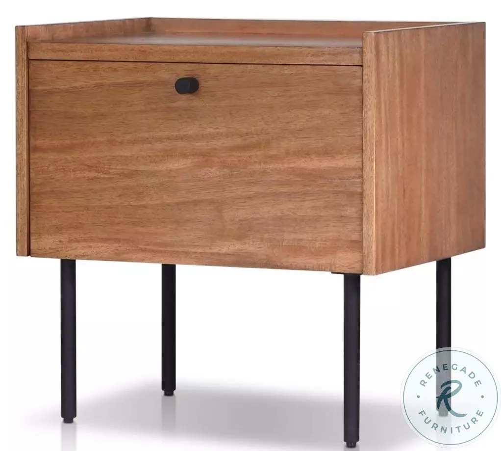 Kyra Chestnut 1 Drawer Nightstand From Alpine | Coleman Furniture
