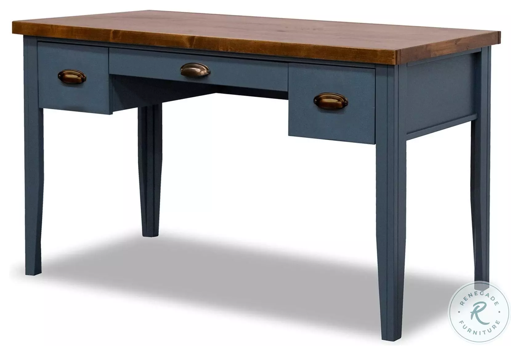 Nantucket Blue Denim And Whiskey Writing Desk From Legends Furniture ...